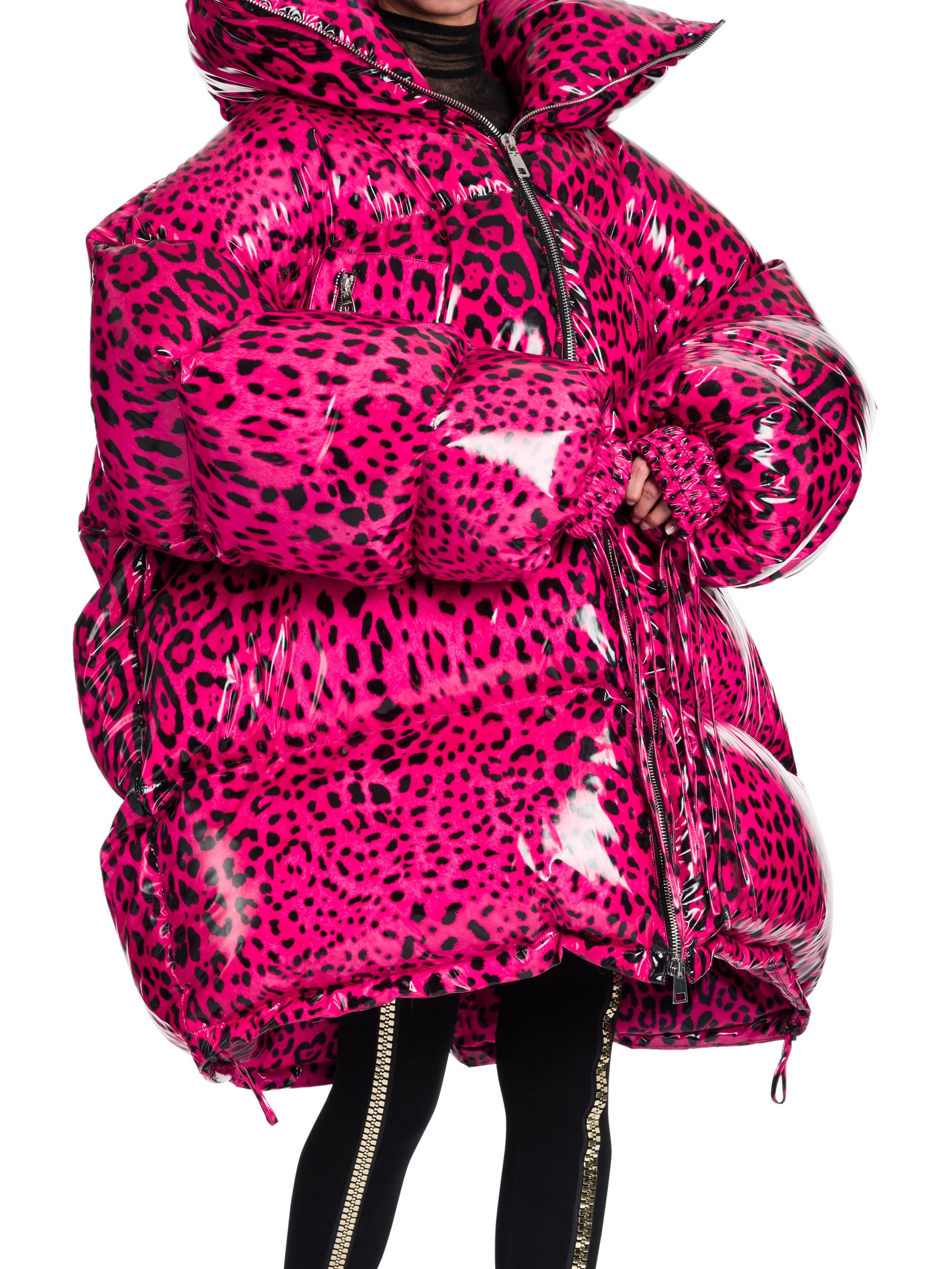 Pink Leopard Coats