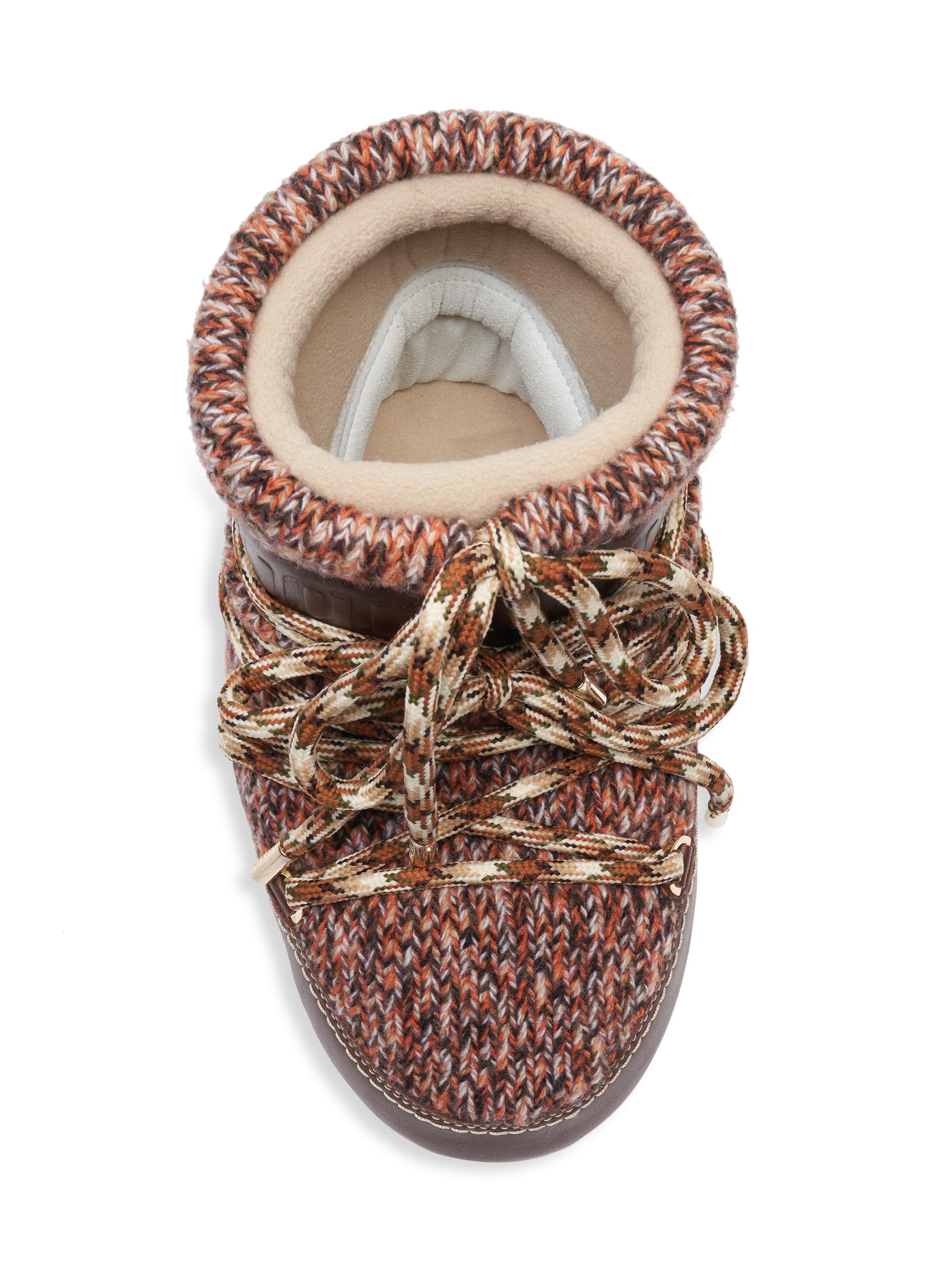 Chloé Moon Boot x Chloe Wool Ankle Boots | Saks Fifth Avenue