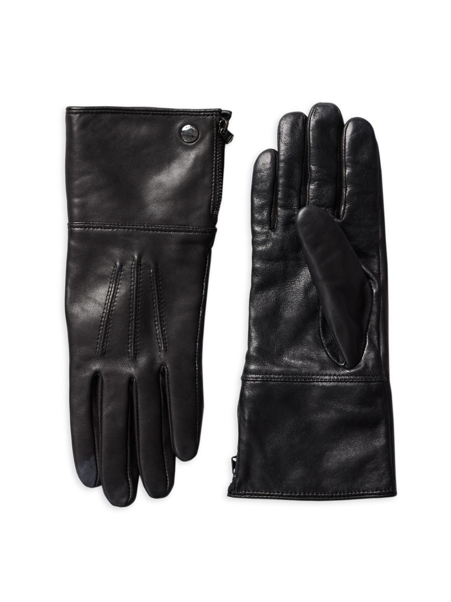 Mackage Willis Shearling-Lined Leather Gloves | Saks Fifth Avenue