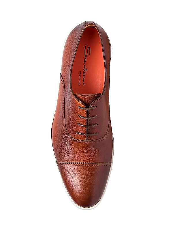 Shop Santoni Behemoth Leather Lace-Up Dress Shoes | Saks Shop Santoni Behemoth Leather Lace-Up Dress Shoes | Saks