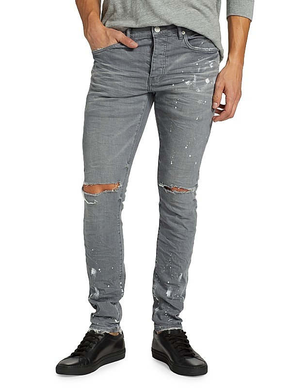 Shop Purple Brand P001 Worn Stretch Skinny Jeans | Saks Shop Purple Brand P001 Worn Stretch Skinny Jeans | Saks