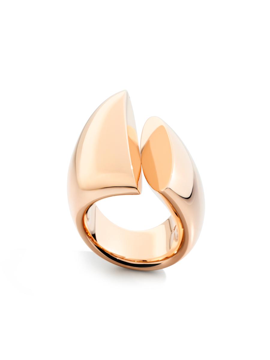 Vhernier Eclisse 18K Rose Gold Ring | Saks Fifth Avenue