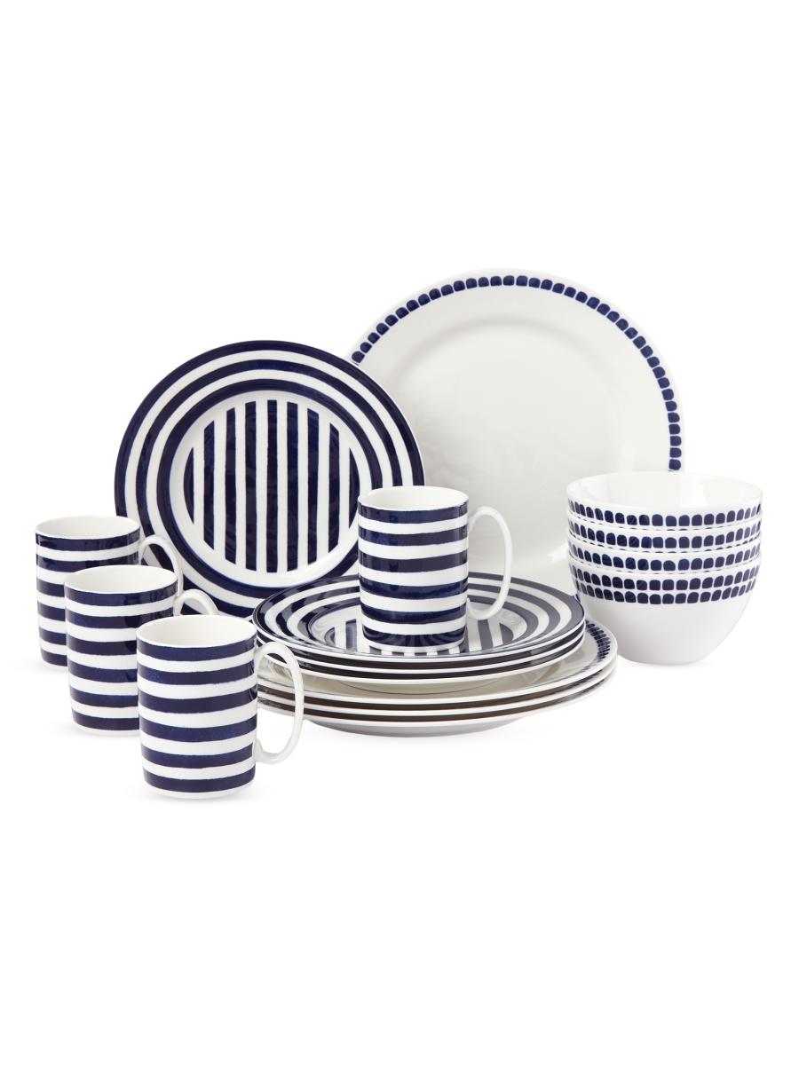 kate spade new york Charlotte Street North 16-Piece Dinnerware Set ...