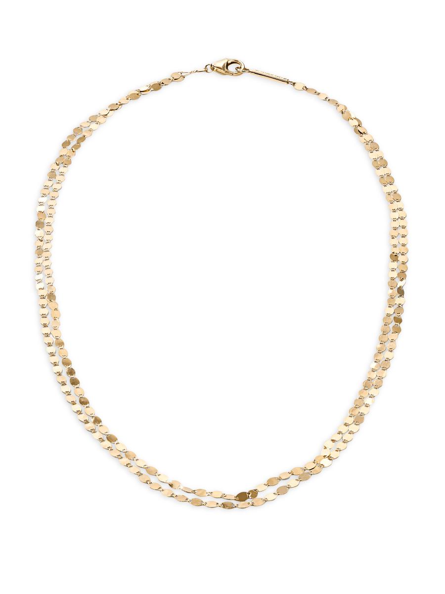 Lana 14K Gold Two-Strand Chain Necklace | Saks Fifth Avenue
