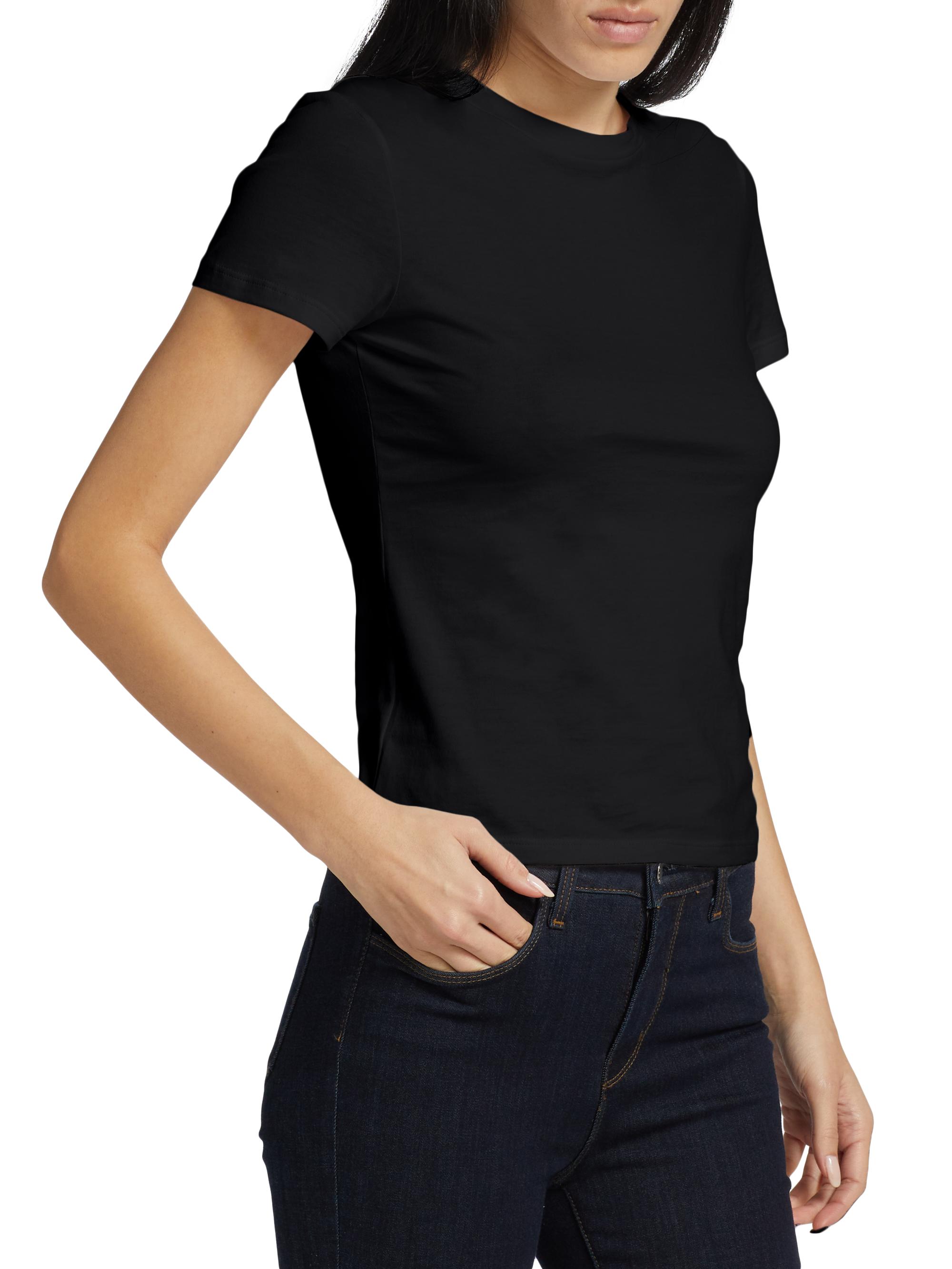 Theory Tiny Short-Sleeve Cotton Tee | Saks Fifth Avenue