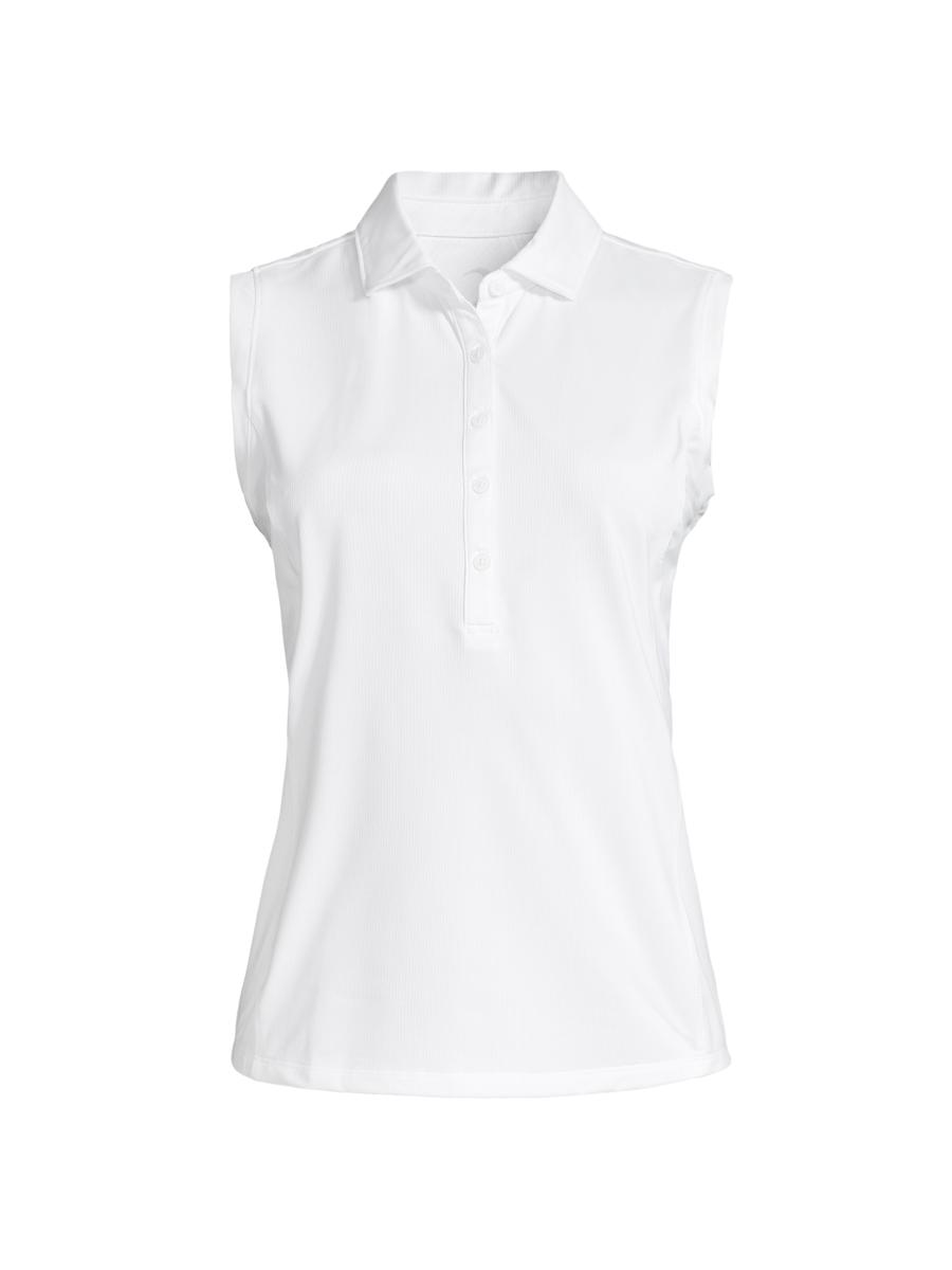 Shop Zero Restriction Tae Sleeveless Polo Top | Saks Fifth Avenue