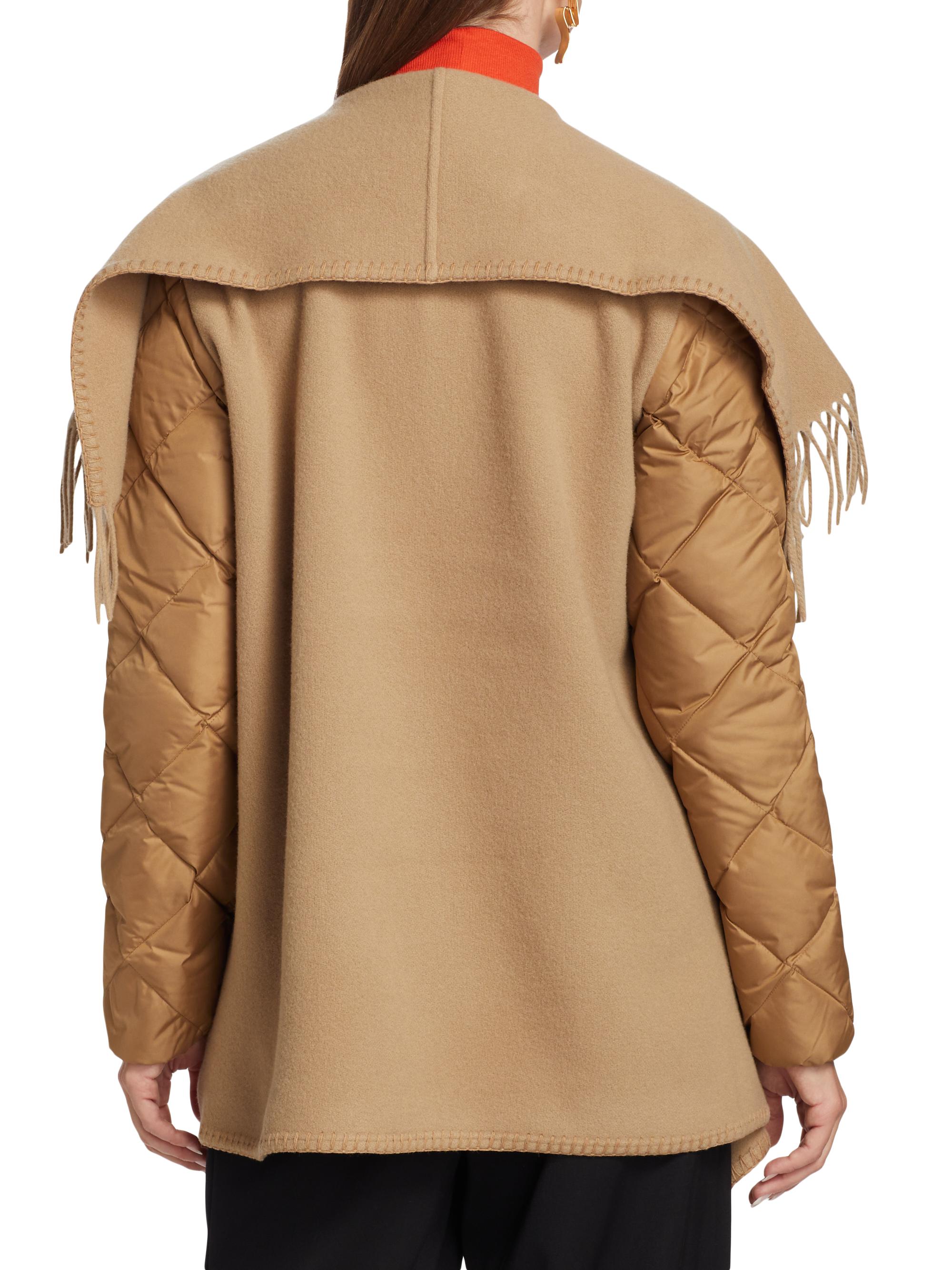 Down cape coat online