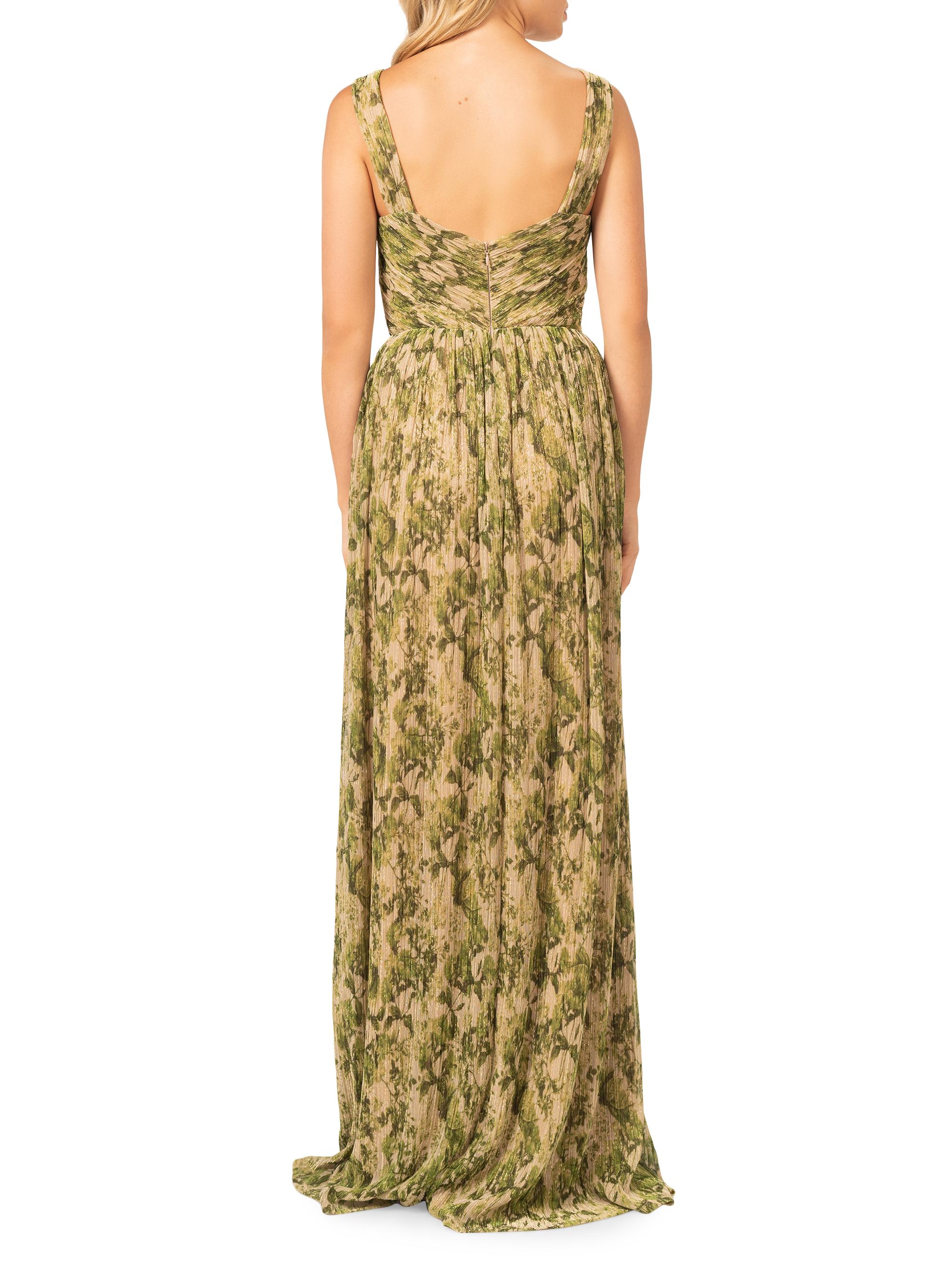 Dress The Population Mirabella Floral Crossover Cut-Out Gown | Saks ...