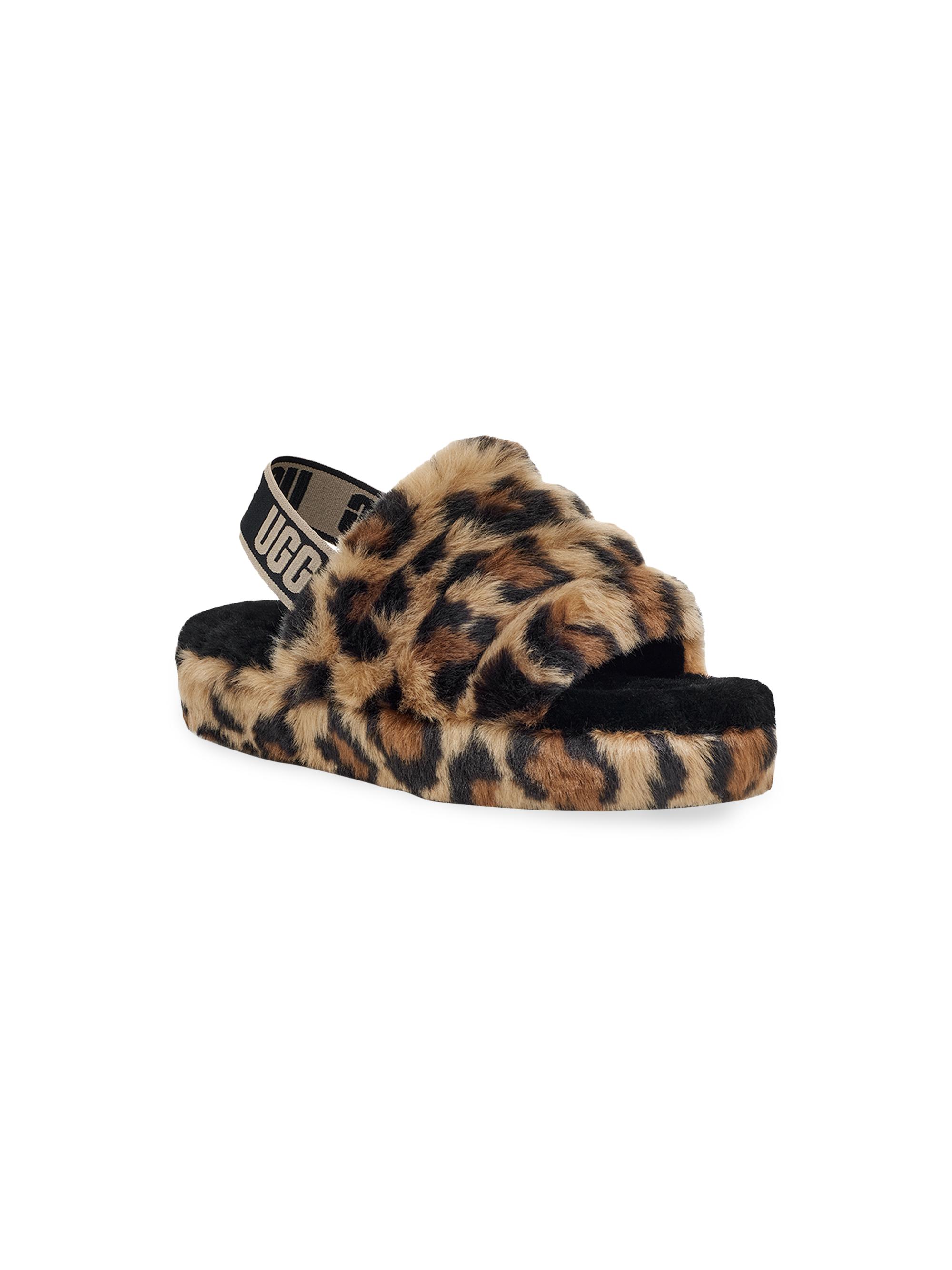 Fluff Yeah Leopard-print Slides, 55% OFF