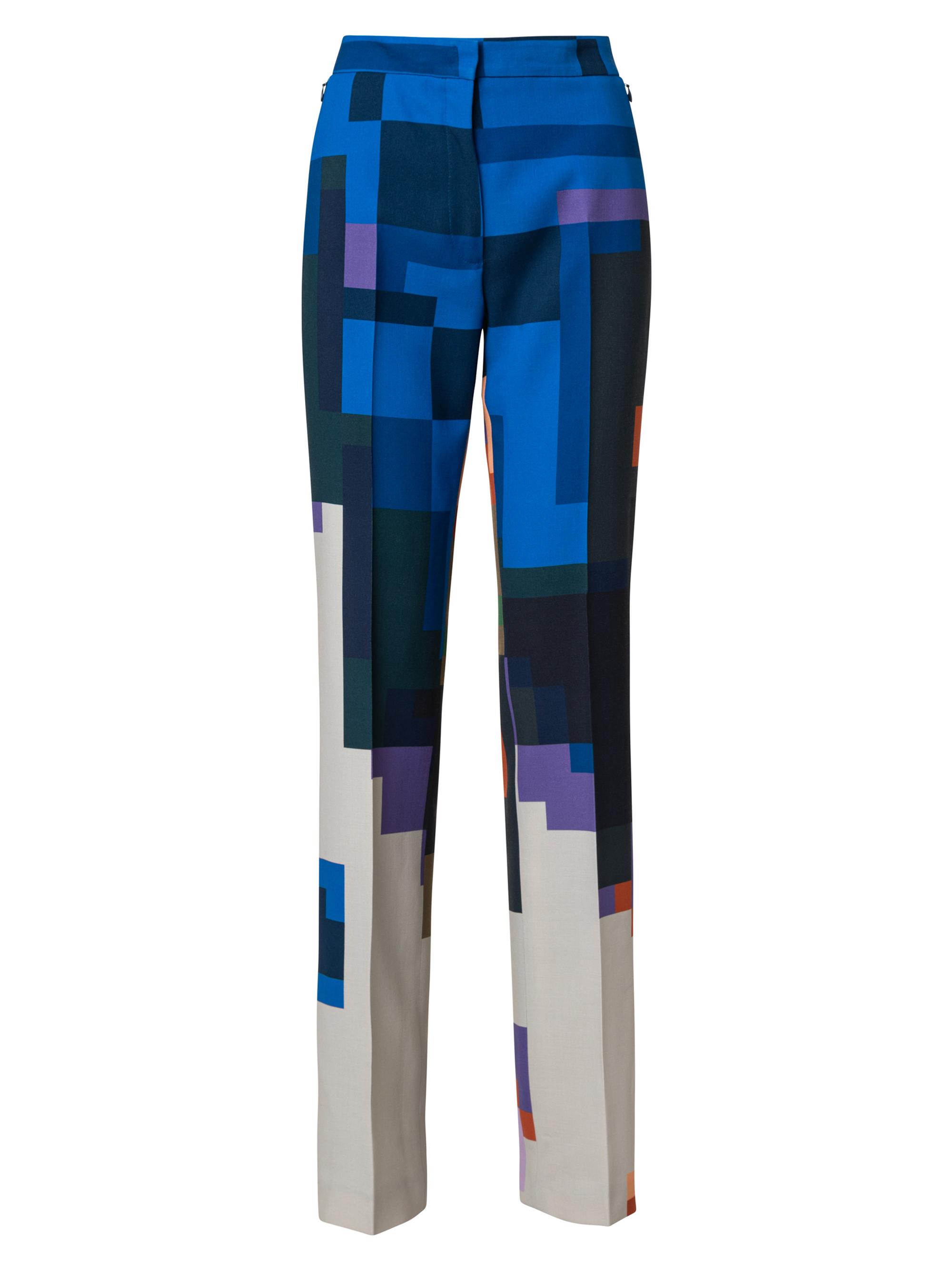 Akris Carl Pixelated Straight-Leg Pants | Saks Fifth Avenue