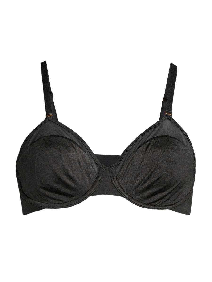 Le Mystere Satin & Mesh Underwire Bra | Saks Fifth Avenue