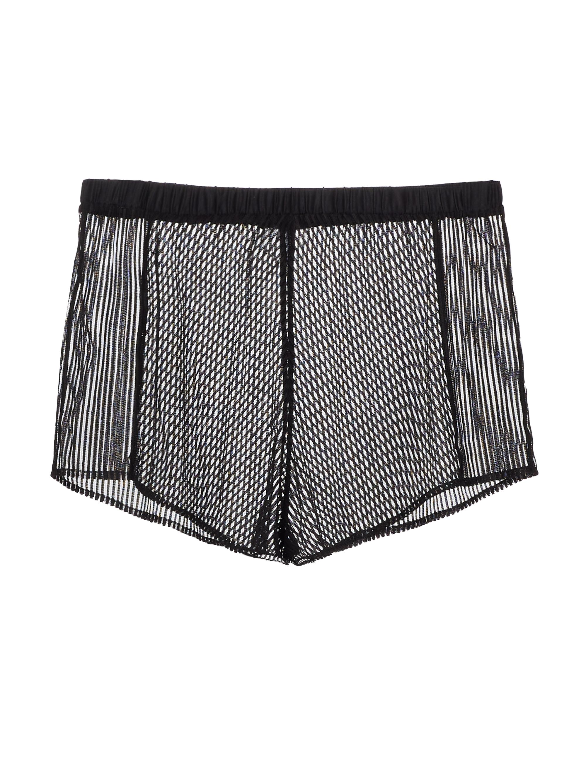 Kiki de Montparnasse Striped Lace Tap Shorts | Saks Fifth Avenue