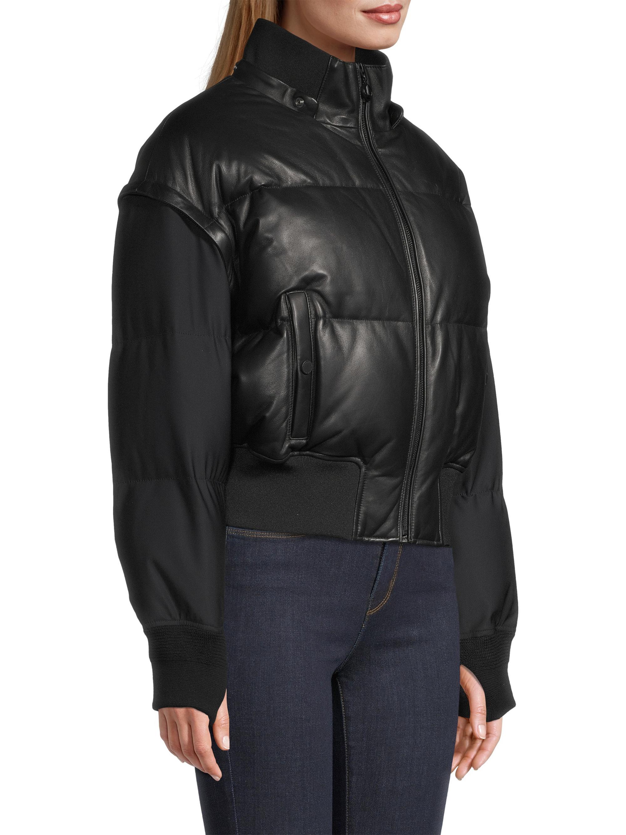 Moose Knuckles Halsey Leather Jacket | Saks Fifth Avenue