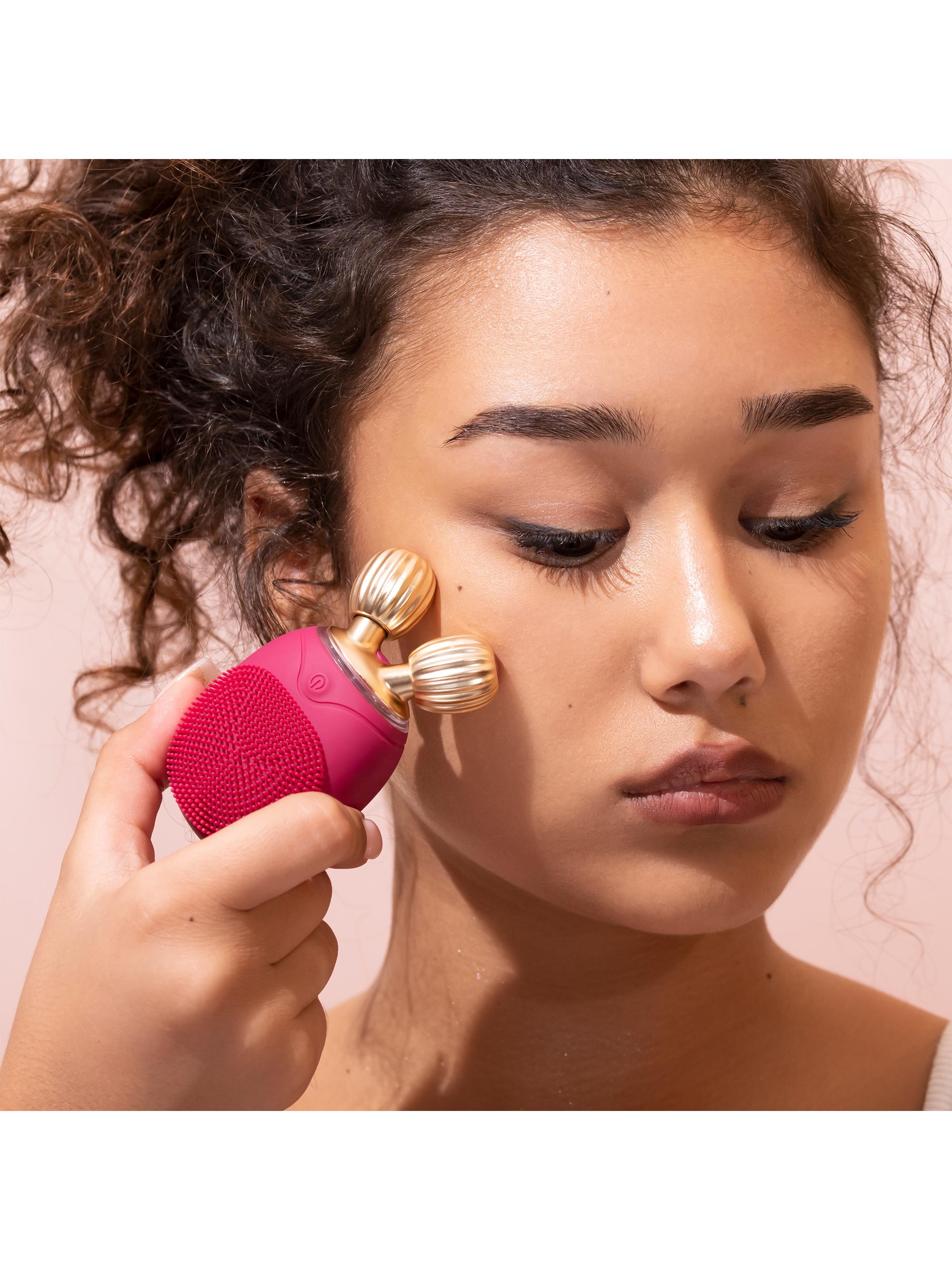 Luce Anti-Aging Facial Cleansing Brush Plus Roller | Saks Fifth Avenue