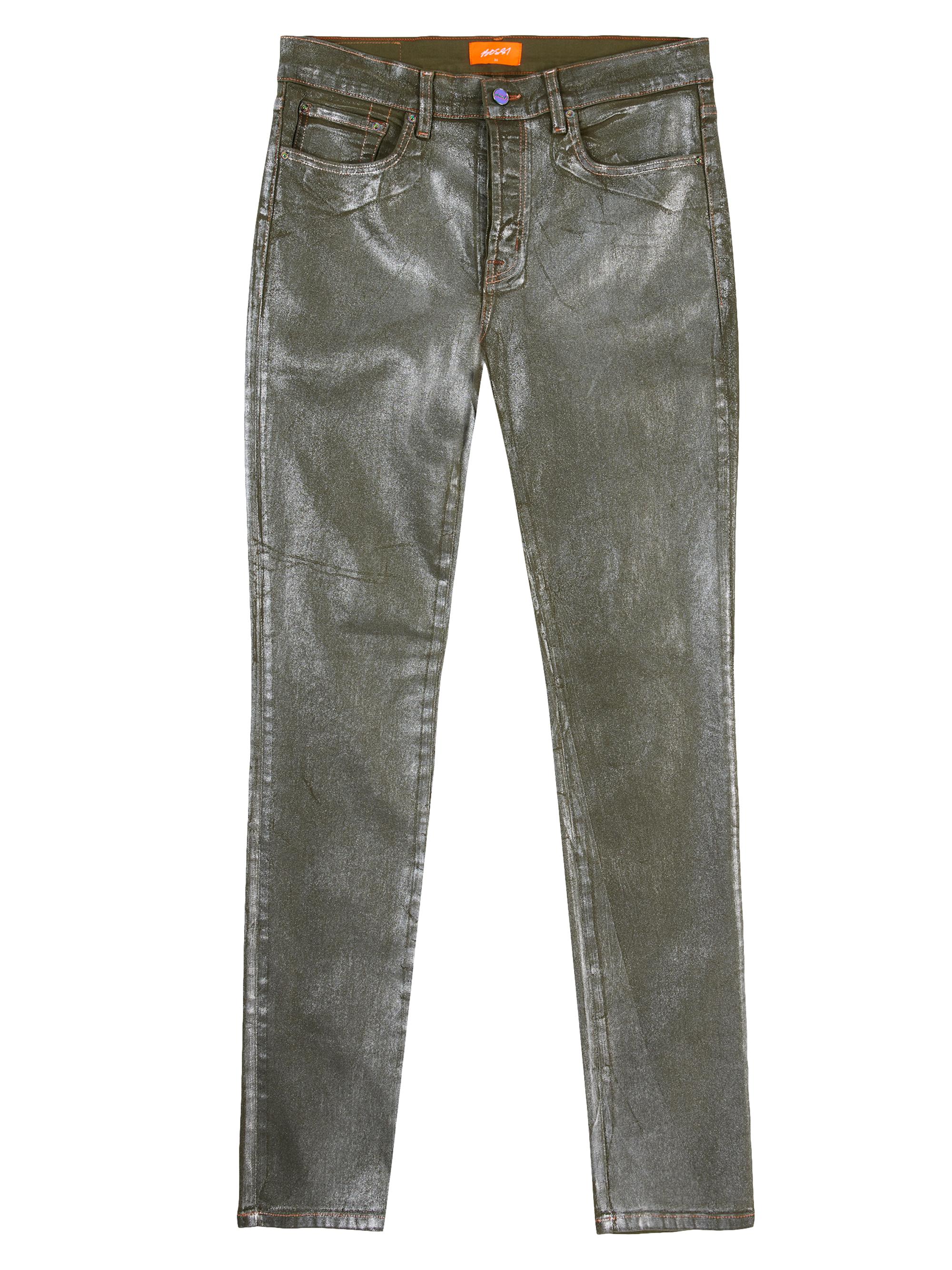 Bossi Foiled Metallic Jeans | Saks Fifth Avenue