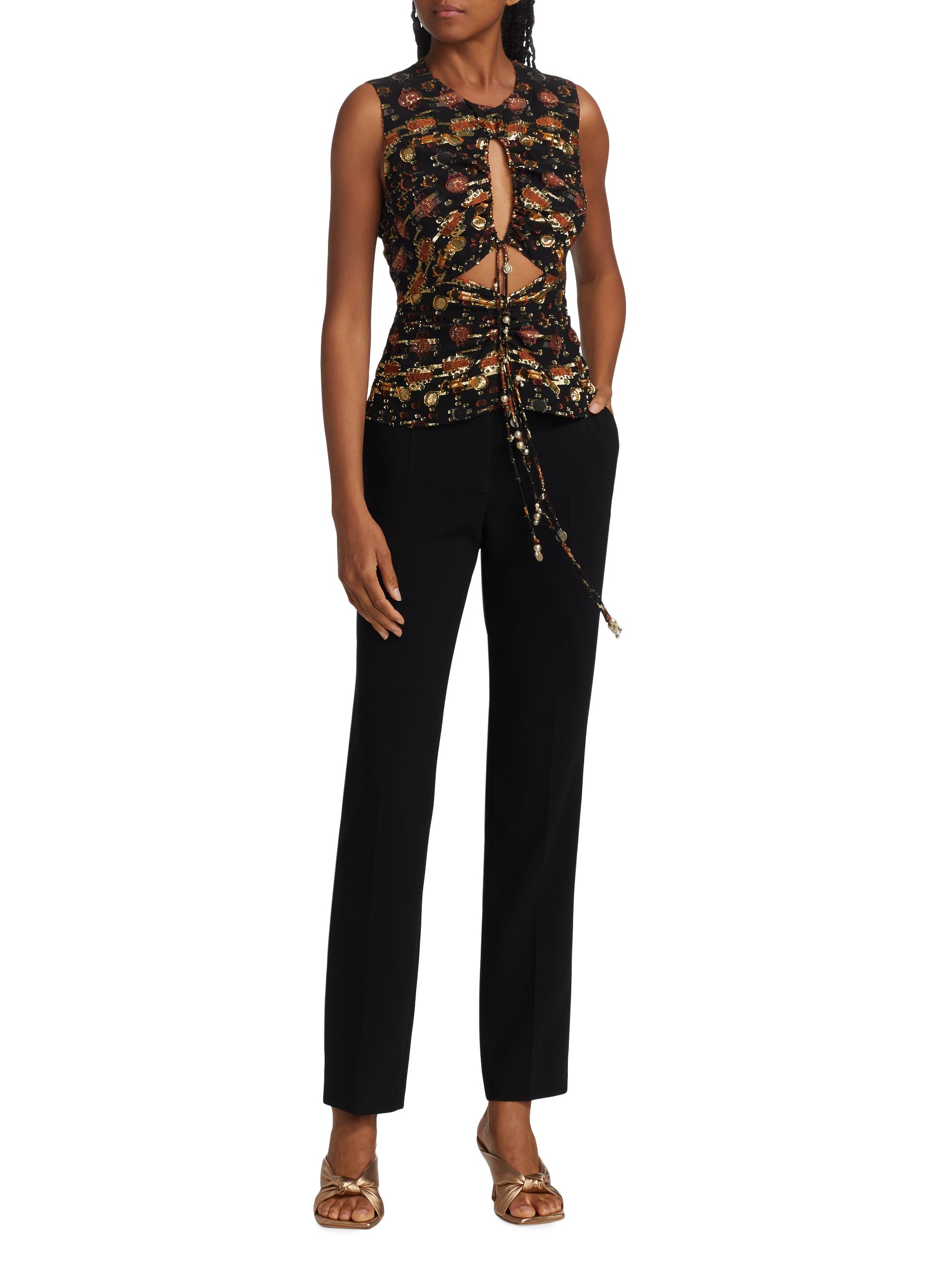 Altuzarra Todd Straight-Leg Crop Pants | Saks Fifth Avenue