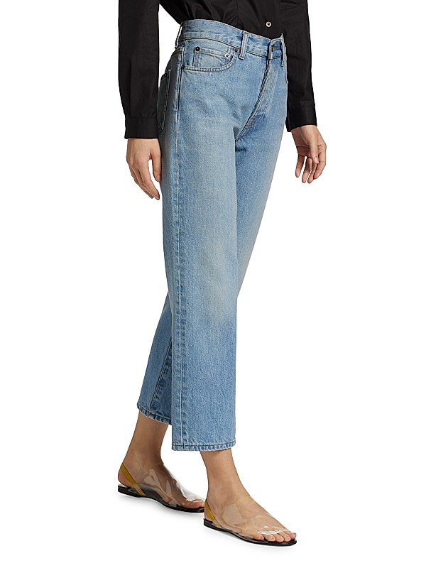 Shop The Row Lesley High-Rise Crop Jeans | Saks Fifth Avenue Shop The Row Lesley High-Rise Crop Jeans | Saks Fifth Avenue