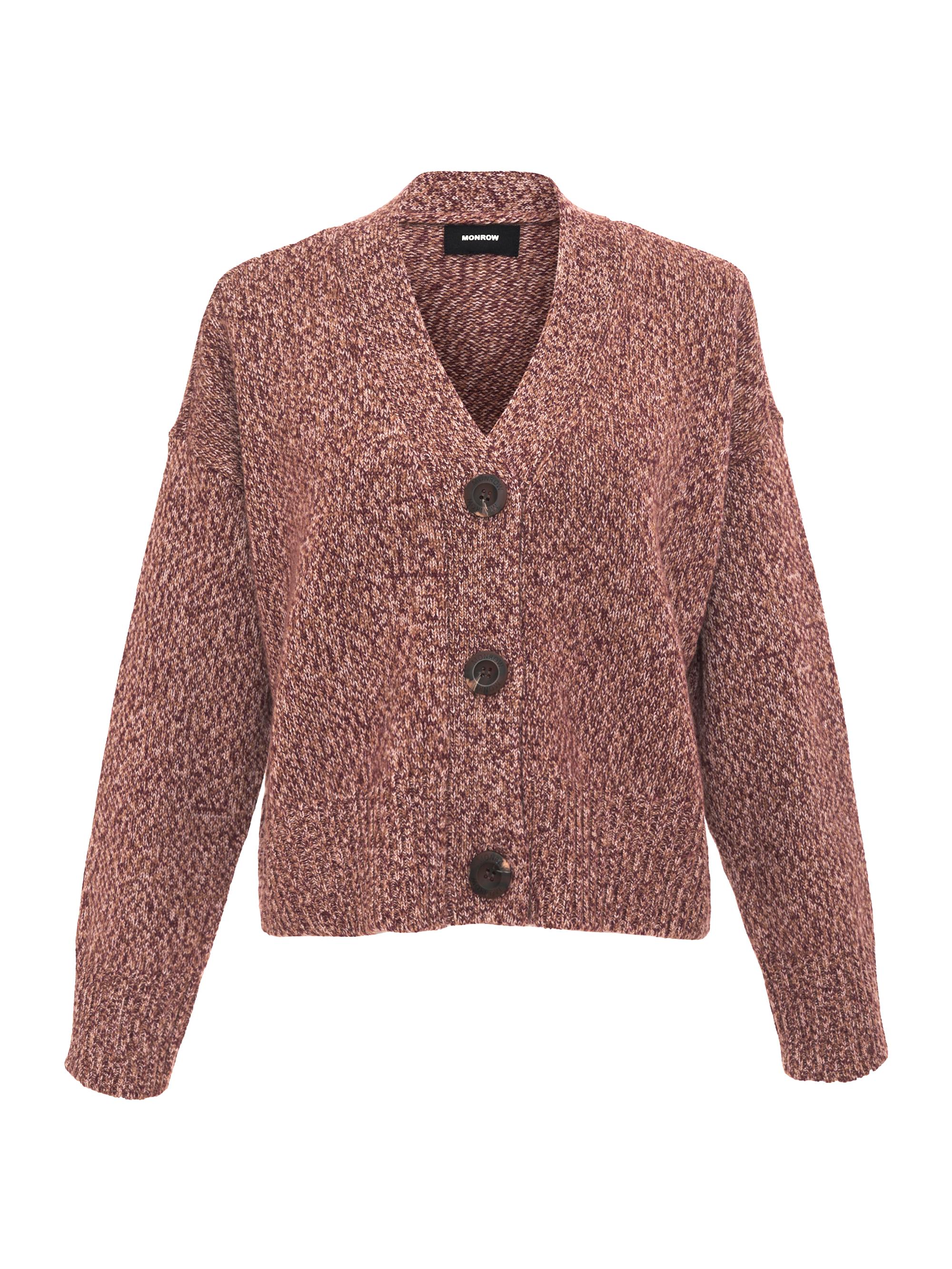 Monrow Marled Oversized Cardigan | Saks Fifth Avenue