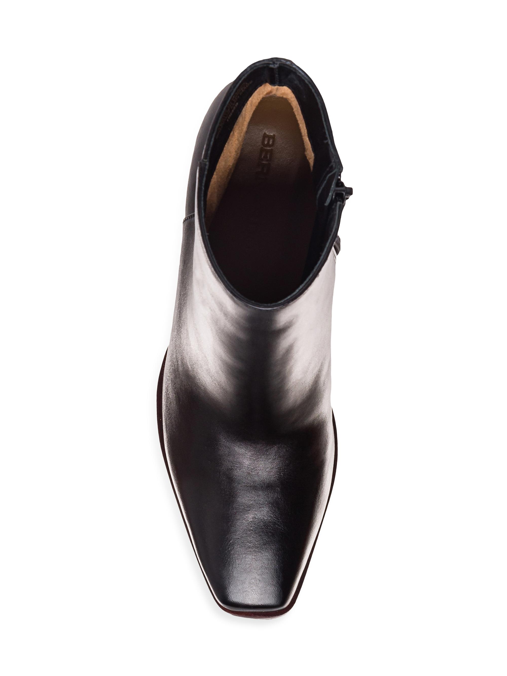 Bernardo Bowery Leather Heeled Bootie | Saks Fifth Avenue