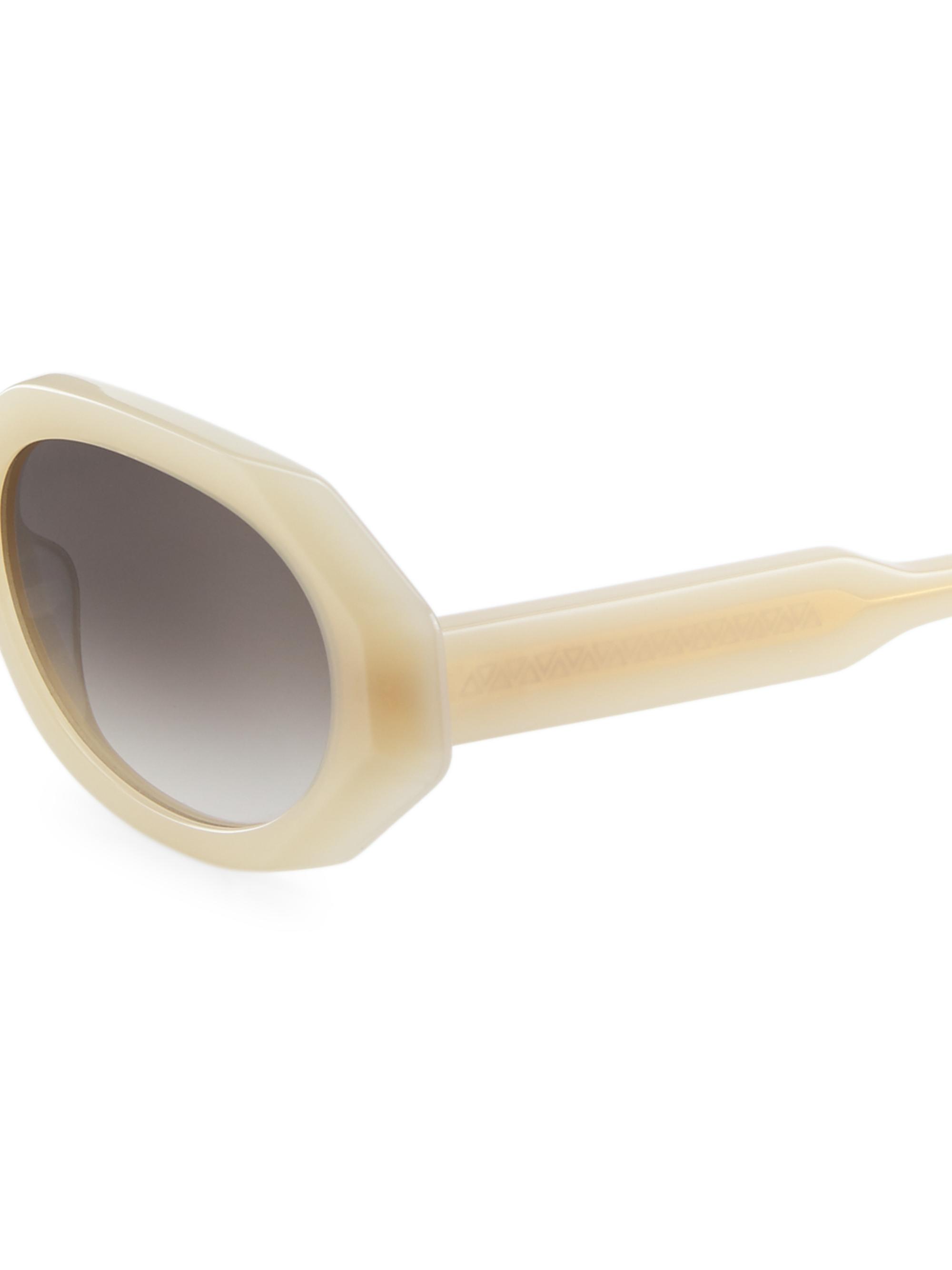 Shop Zeus + Dione Danae 53MM Round Sunglasses | Saks Fifth Avenue