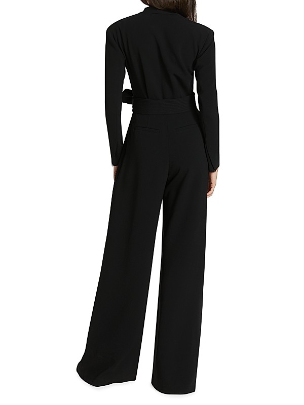 Shop A.L.C. Kieran II Belted Crepe Wide-Leg Jumpsuit | Saks Shop A.L.C. Kieran II Belted Crepe Wide-Leg Jumpsuit | Saks