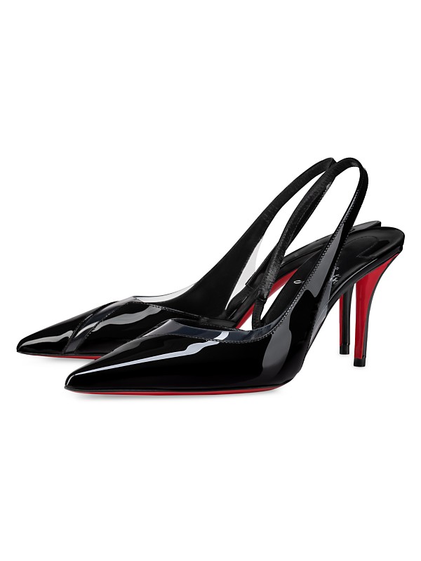 Shop Christian Louboutin Posticha 80MM Patent Leather Shop Christian Louboutin Posticha 80MM Patent Leather