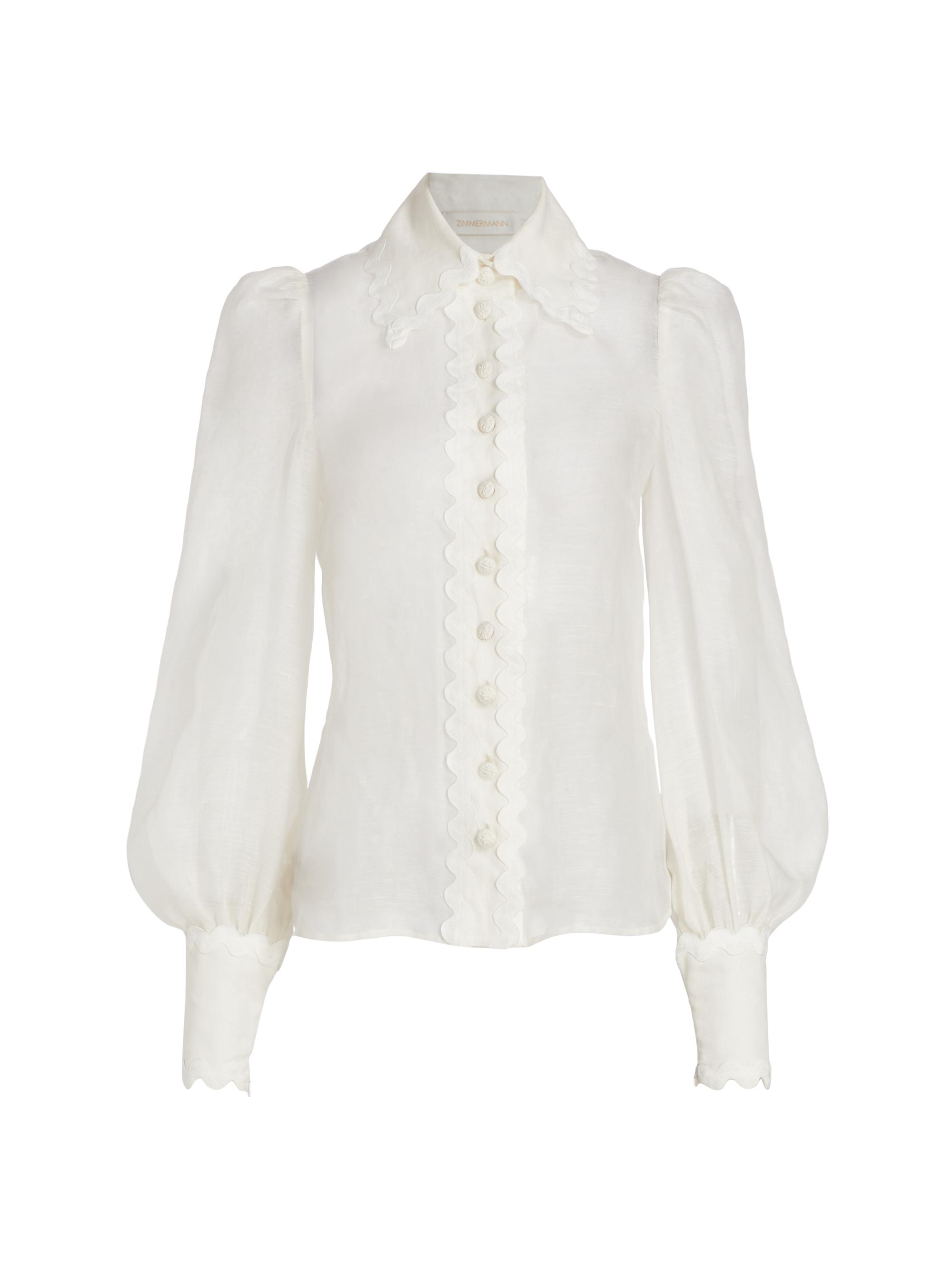 Shop Zimmermann High Tide Ric-Rac Shirt | Saks Fifth Avenue