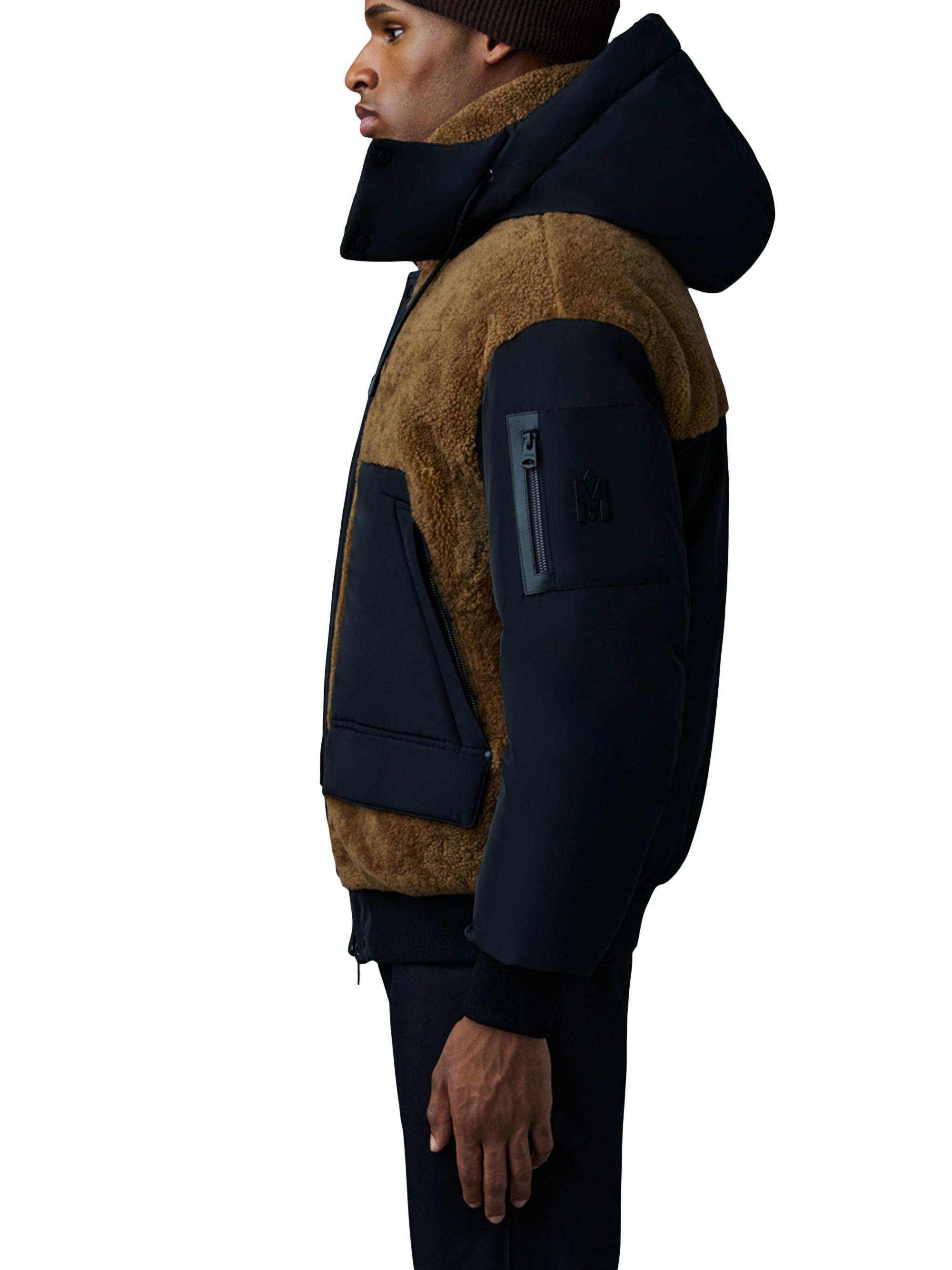 Mackage Viggo Mixed-Media Shearling Down Jacket | Saks Fifth Avenue