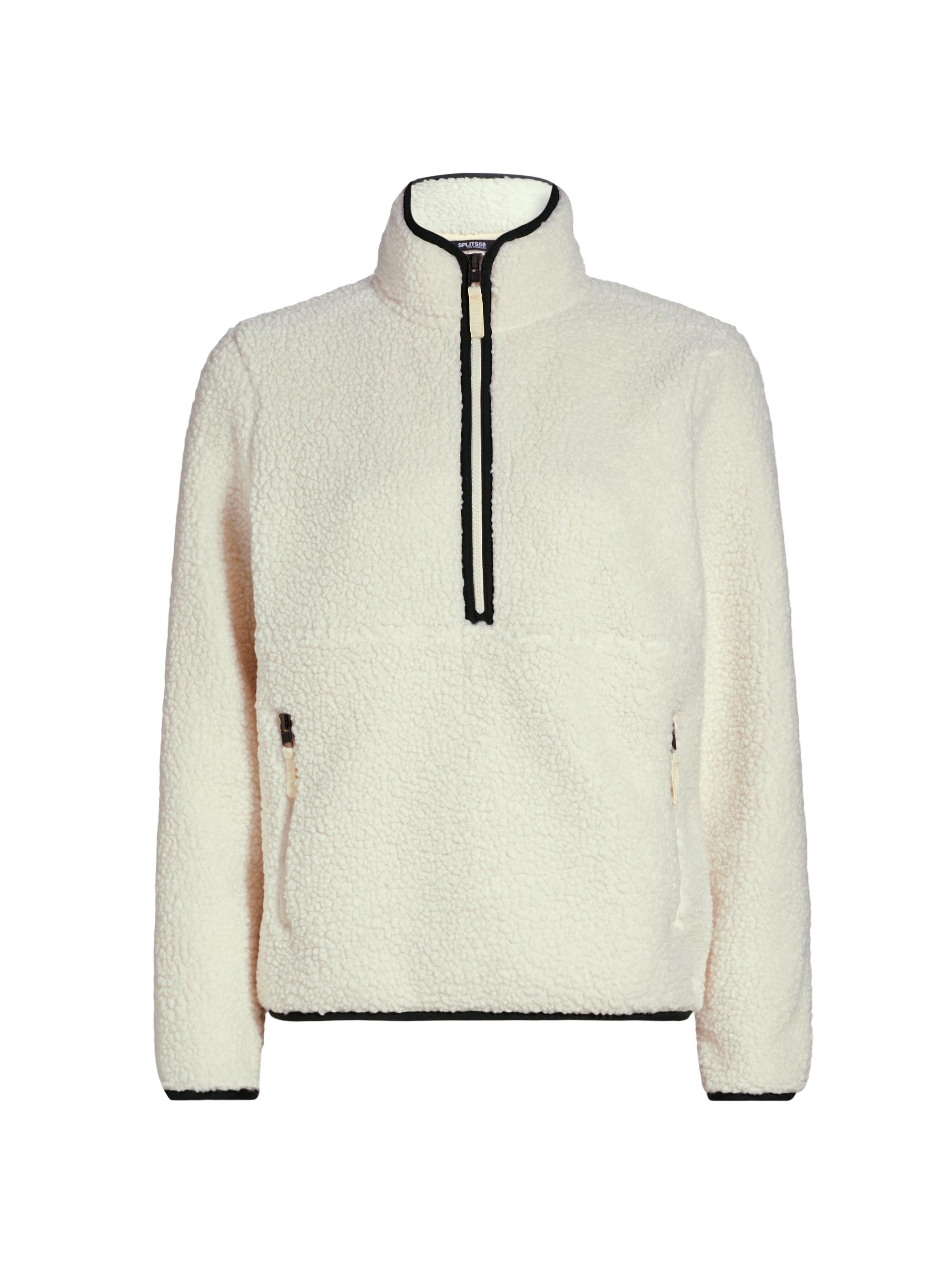 Splits59 Libby Sherpa Half-Zip Sweatshirt | Saks Fifth Avenue