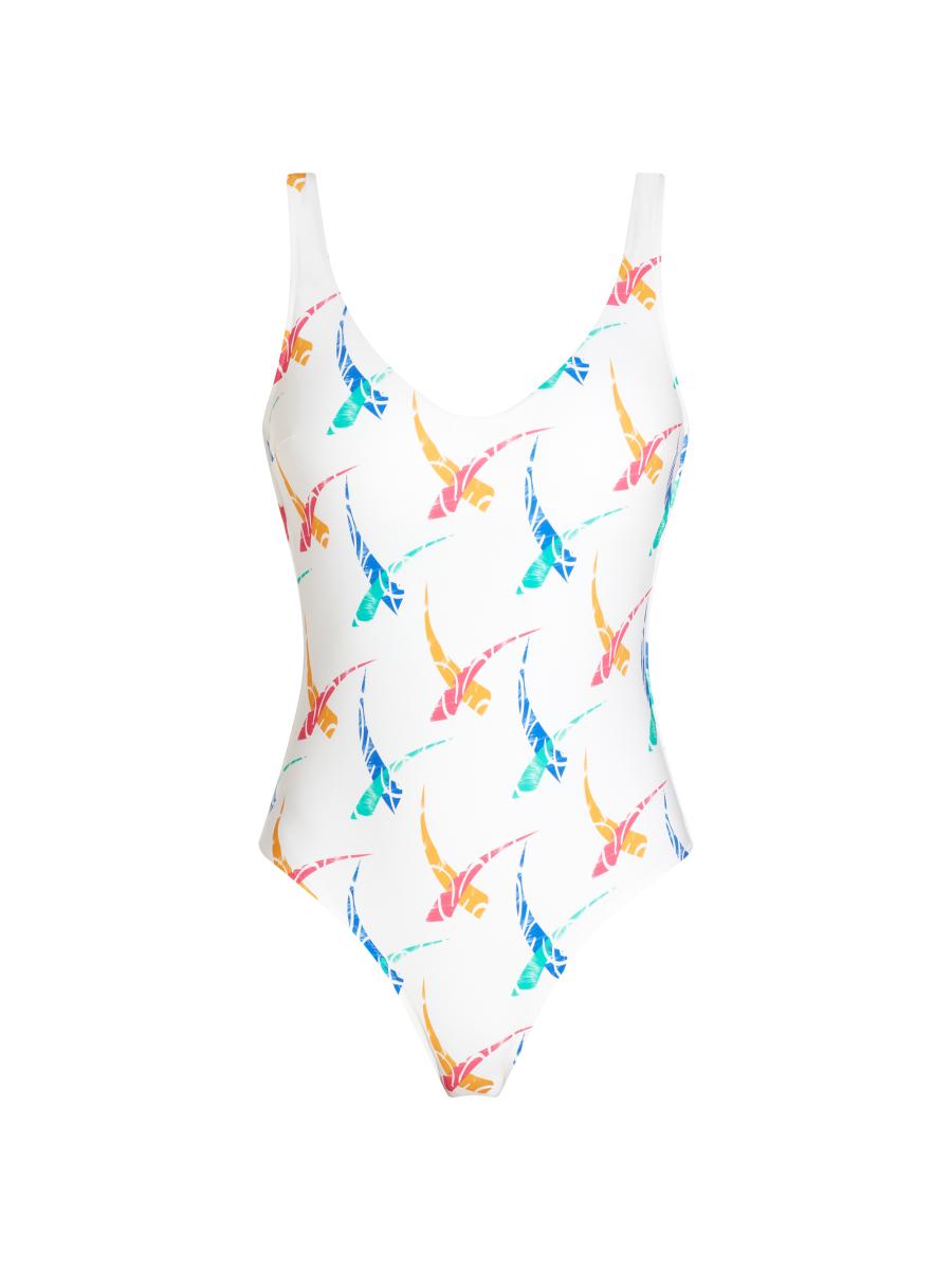 Valimare Verona Stamped One-Piece Swimsuit | Saks Fifth Avenue
