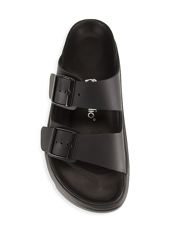 Shop Birkenstock Arizona Chunky Leather Platform Sandals Shop Birkenstock Arizona Chunky Leather Platform Sandals