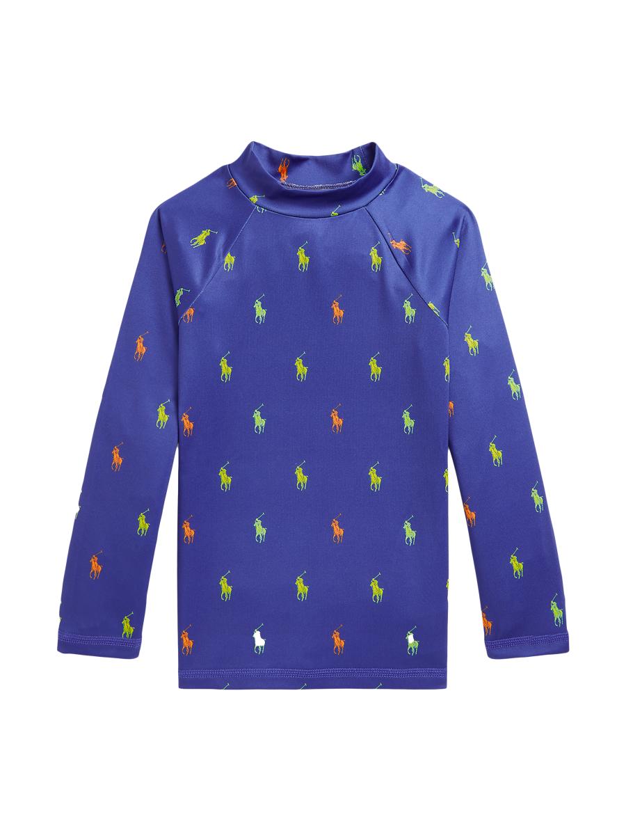 Polo Ralph Lauren Little Kid's & Kid's Logo Print Long-Sleeve Rash ...