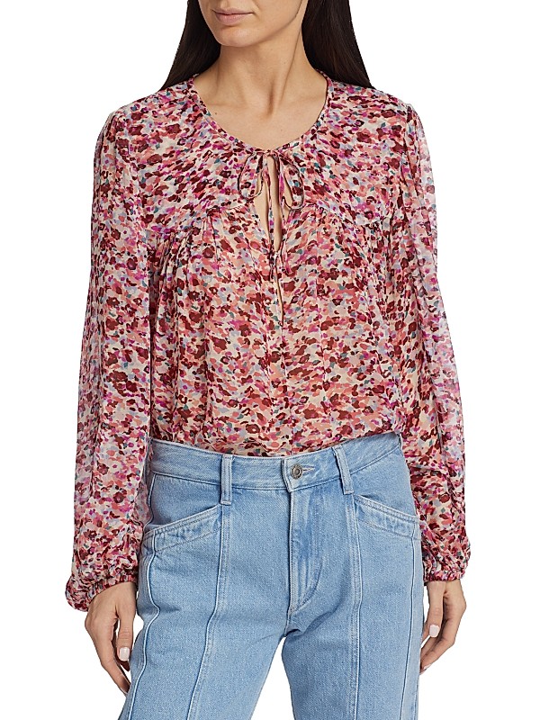 Shop Isabel Marant Étoile Daytonea Floral Shirt | Saks Fifth Shop Isabel Marant Étoile Daytonea Floral Shirt | Saks Fifth