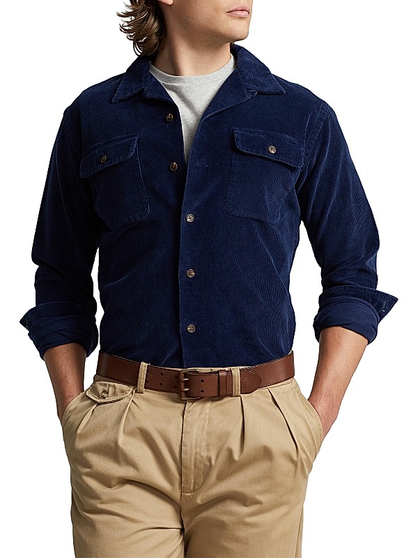 Shop Polo Ralph Lauren Wide Wale Corduroy Shirt | Saks Fifth Shop Polo Ralph Lauren Wide Wale Corduroy Shirt | Saks Fifth
