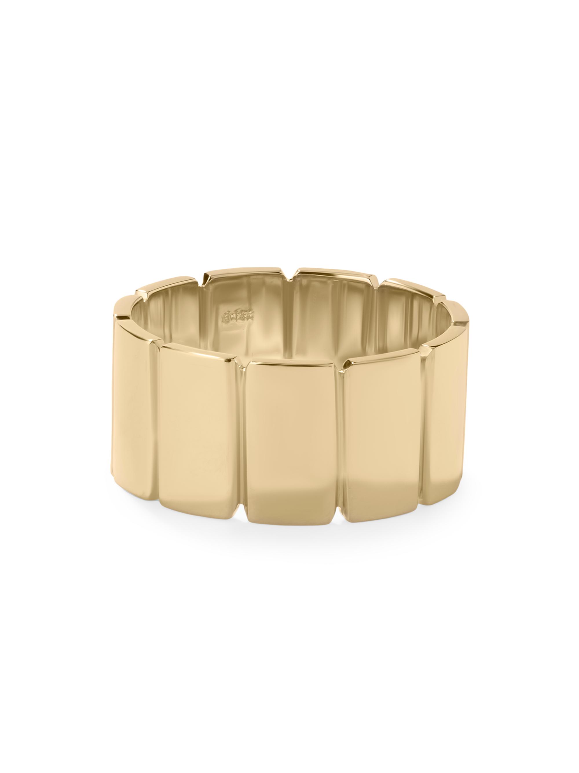 Lana 14K Yellow Gold Wide Tag Ring | Saks Fifth Avenue