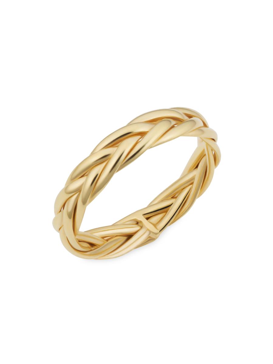Oradina 14K Yellow Solid Gold Caesar Ring | Saks Fifth Avenue