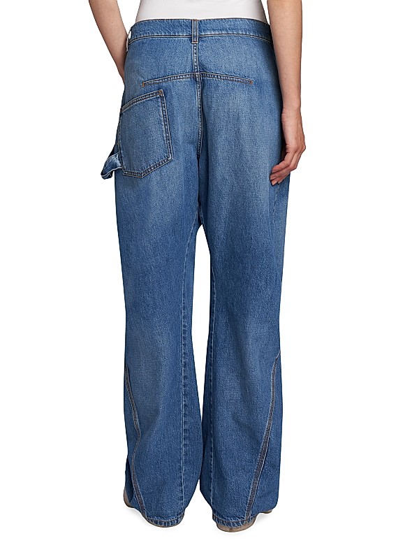 Shop JW Anderson Twisted High-Rise Workwear Jeans | Saks Shop JW Anderson Twisted High-Rise Workwear Jeans | Saks