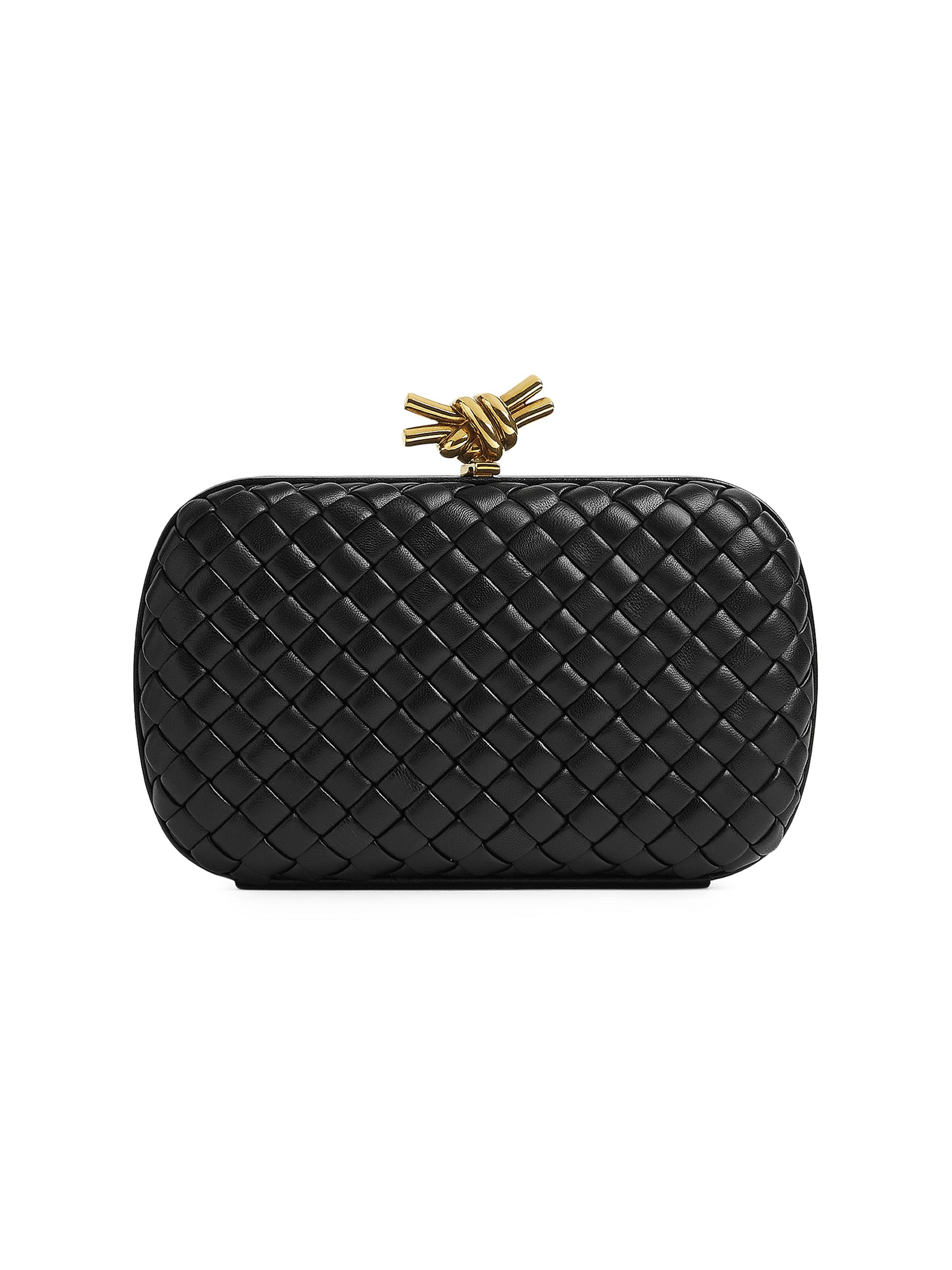 Shop Bottega Veneta Knot Padded Leather Clutch | Saks Fifth Avenue