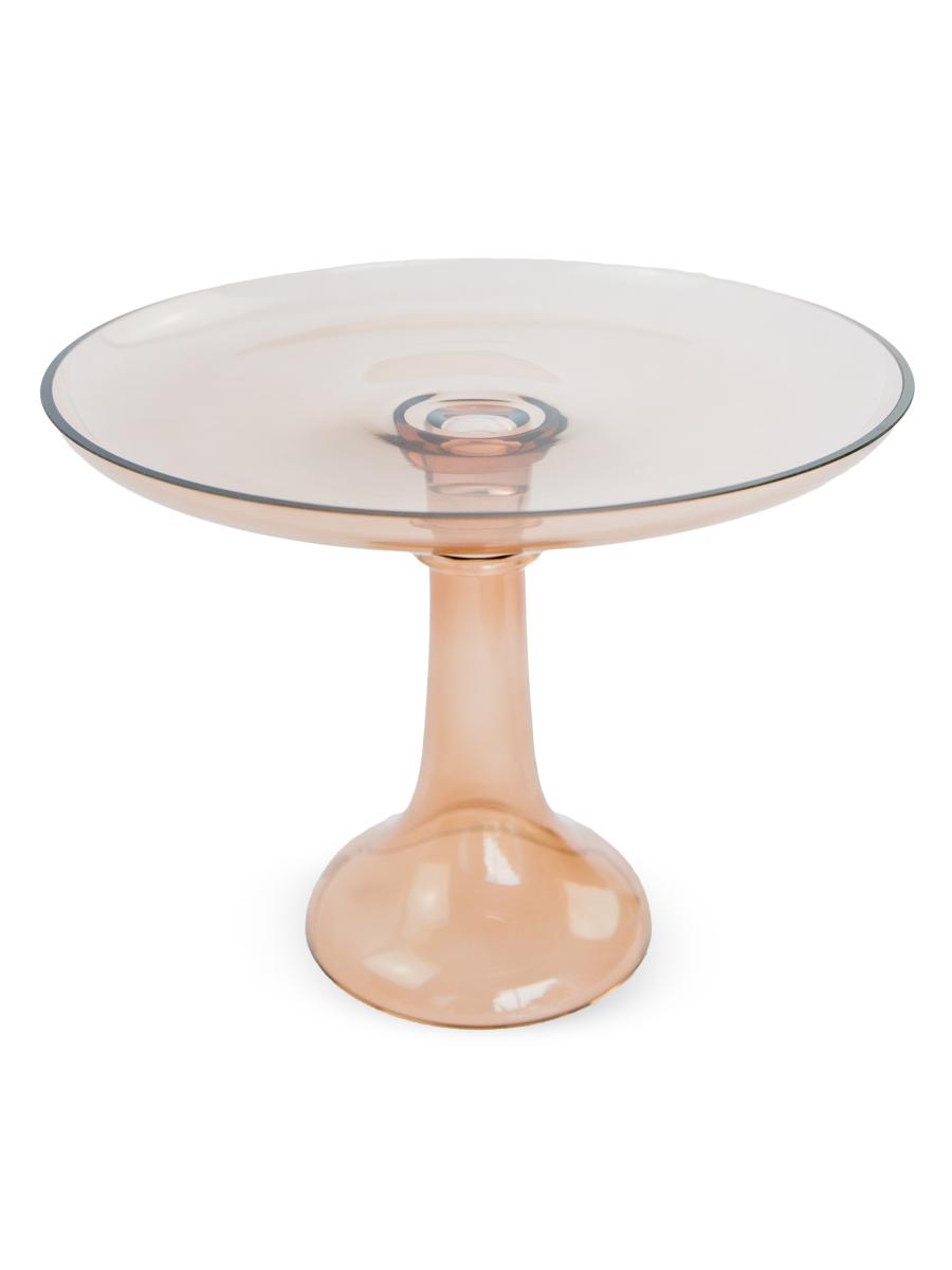 Estelle Colored Glass Cake Stand | Saks Fifth Avenue