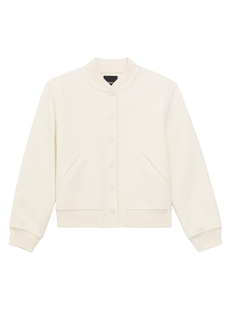 Theory Wool-Cashmere Varsity Jacket | Saks Fifth Avenue