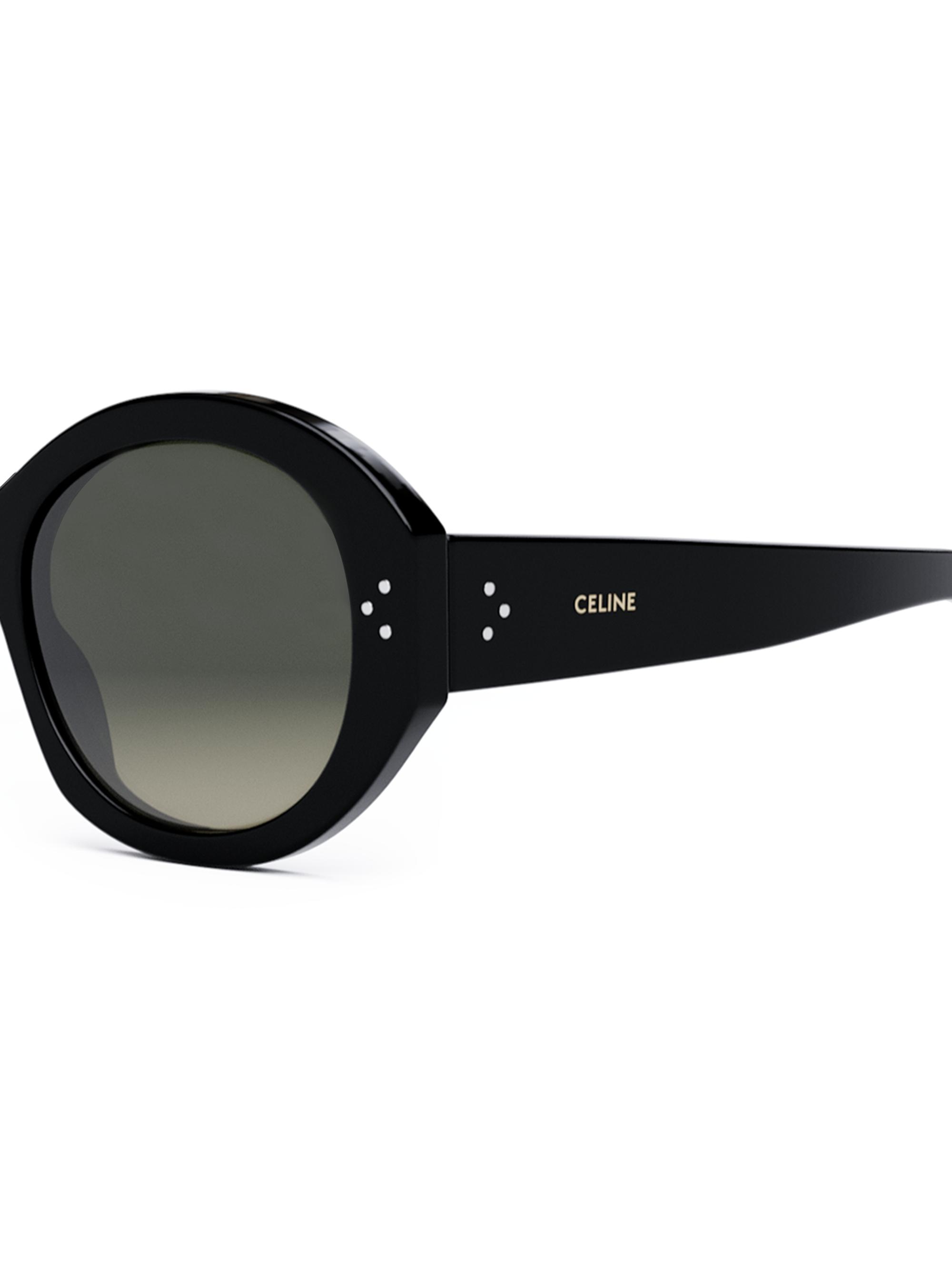 CELINE Bold 3 Dots 53MM Round Sunglasses | Saks Fifth Avenue