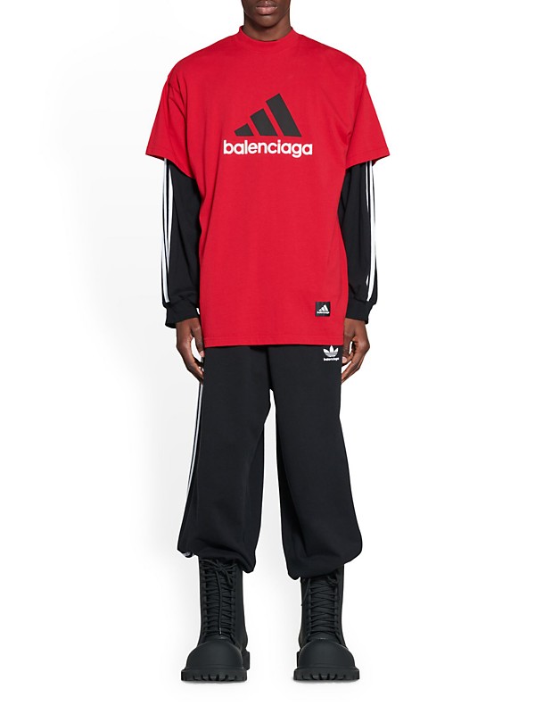 Shop Balenciaga Balenciaga / Adidas T-shirt Oversized | Saks Shop Balenciaga Balenciaga / Adidas T-shirt Oversized | Saks