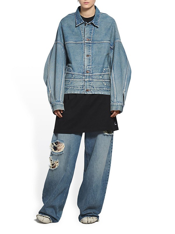 Shop Balenciaga Upside Down Jacket | Saks Fifth Avenue Shop Balenciaga Upside Down Jacket | Saks Fifth Avenue