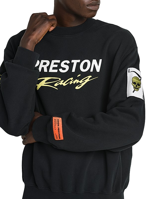 Shop Heron Preston Preston Racing Crewneck Sweatshirt | Saks Shop Heron Preston Preston Racing Crewneck Sweatshirt | Saks