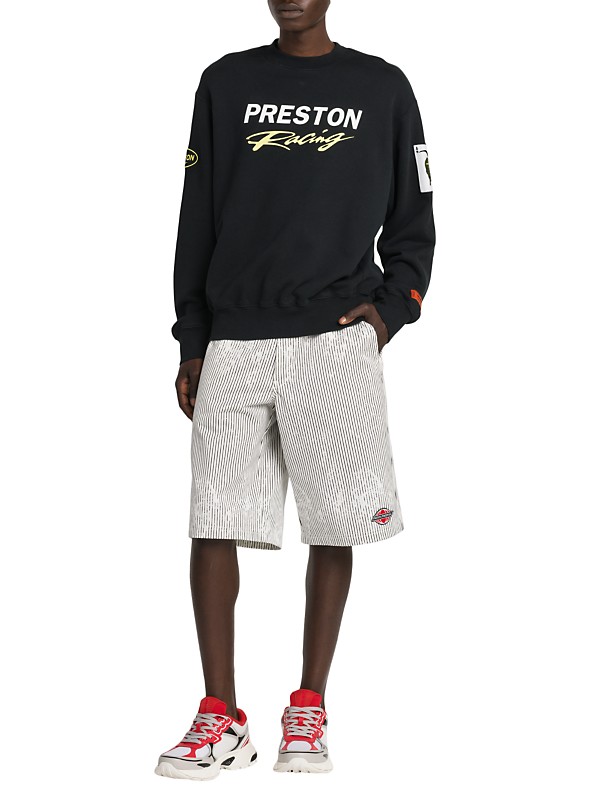 Shop Heron Preston Preston Racing Crewneck Sweatshirt | Saks Shop Heron Preston Preston Racing Crewneck Sweatshirt | Saks