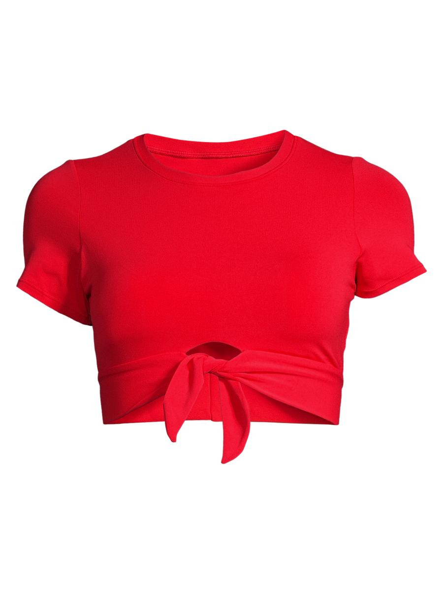 Robin Piccone Ava T-Shirt Swim Top | Saks Fifth Avenue
