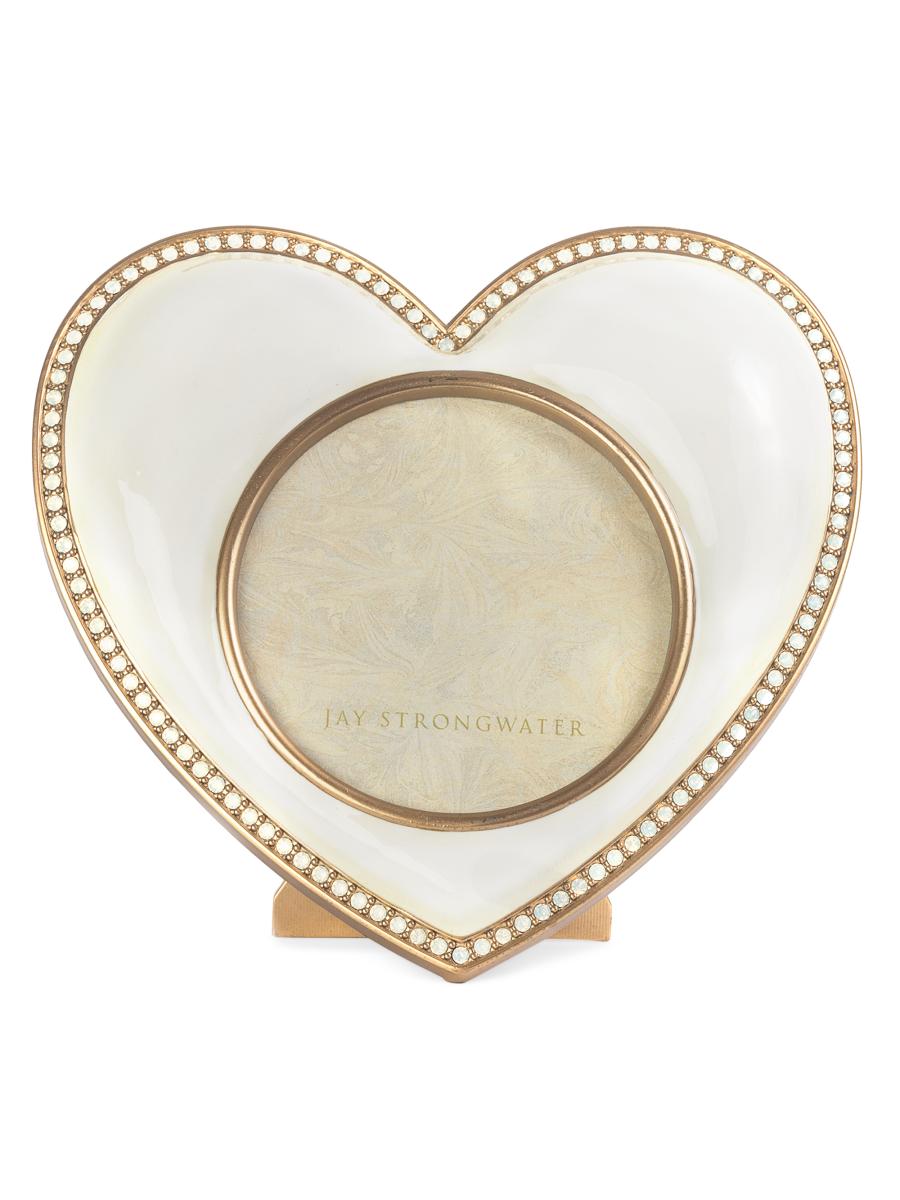 Jay Strongwater Chantal Heart Frame | Saks Fifth Avenue