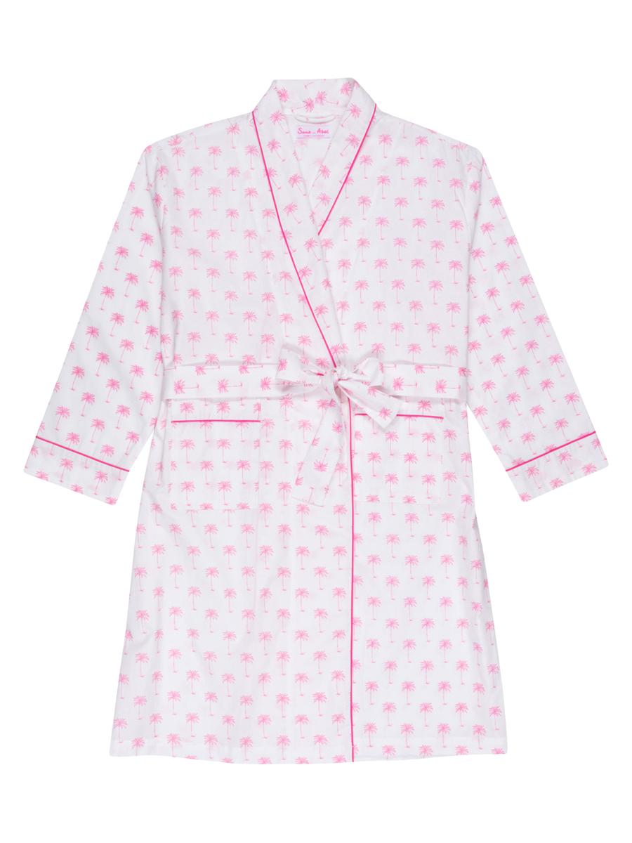 Shop Sant and Abel Women's Blue Palm Tree Robe | Saks Fifth Avenue