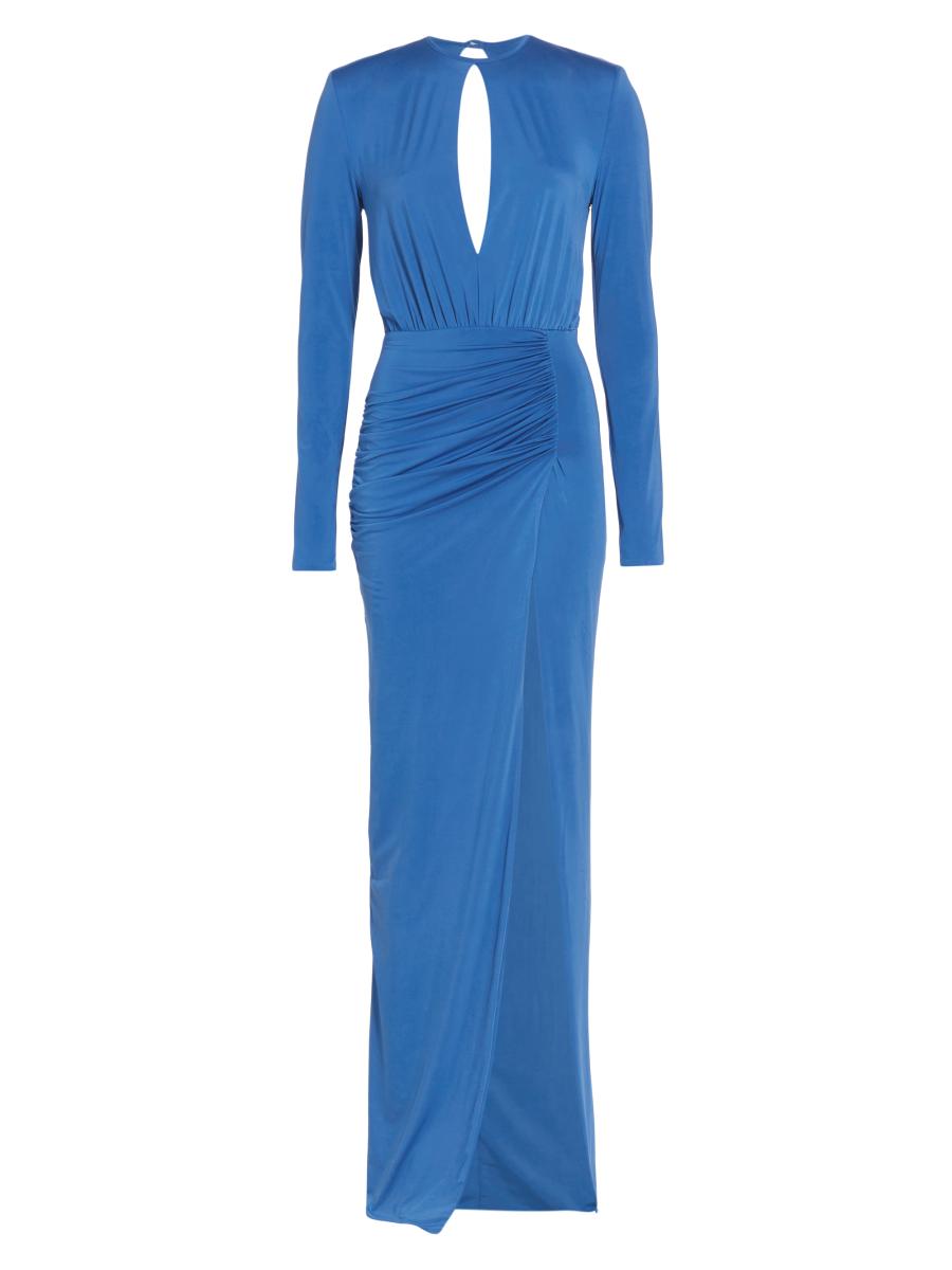 Michael Costello Collection Emmit Draped Jersey Gown | Saks Fifth Avenue