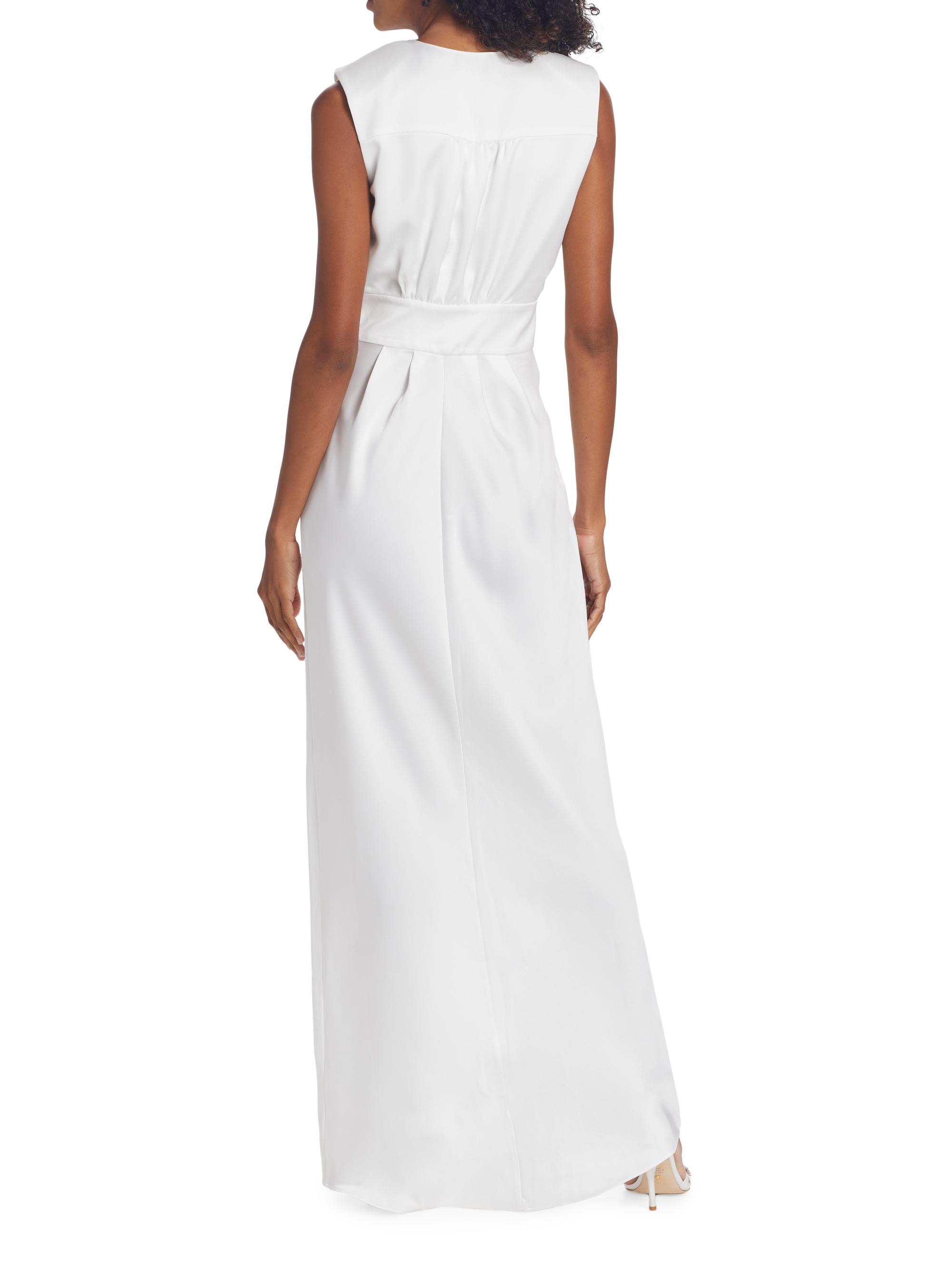 Ramy Brook Quinn V-Neck Satin Gown | Saks Fifth Avenue